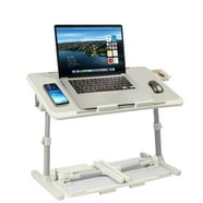 VIVO Black 20 inch Adjustable Height Swivel Laptop Desk, Ergonomic ...