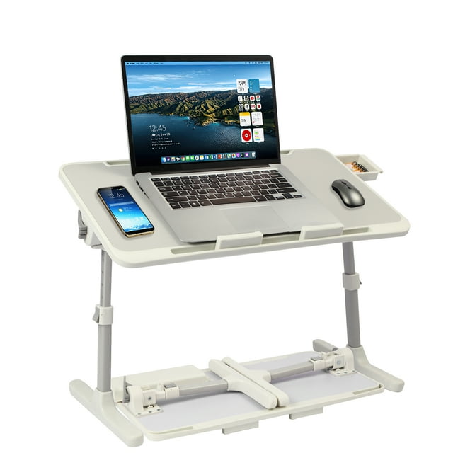 "PHANCIR 22"" Folding Portable Study Lap Desk for Bed/Couch, Adjustable ...
