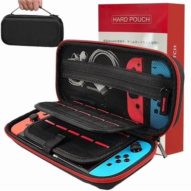 PHANCIR Nintendo Switch Case, Travel Bag with 20 Game Slots, Hard Shell ...