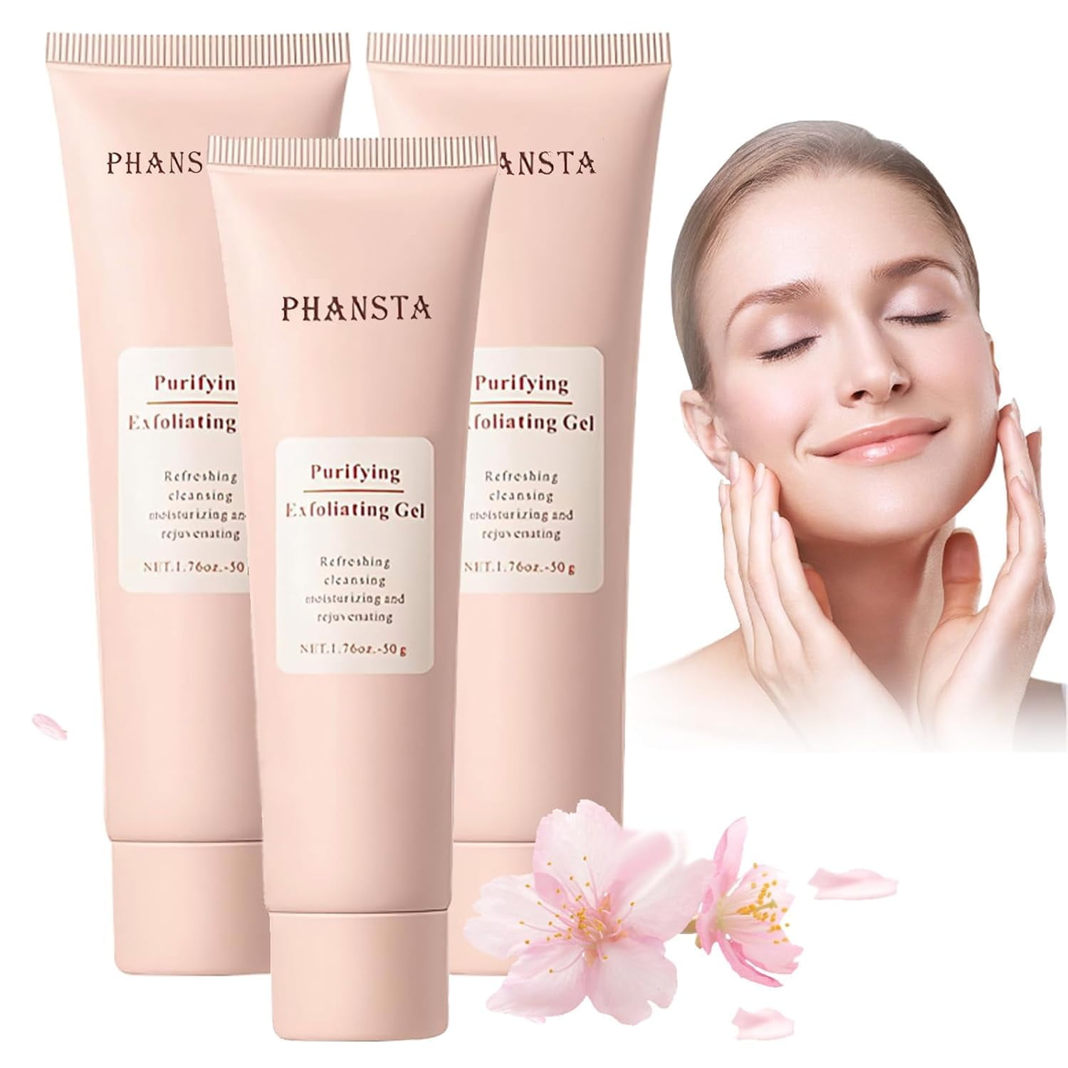 PHANSTA Purifying Exfoliating Gel Gentle Exfoliating Gel for Face ...
