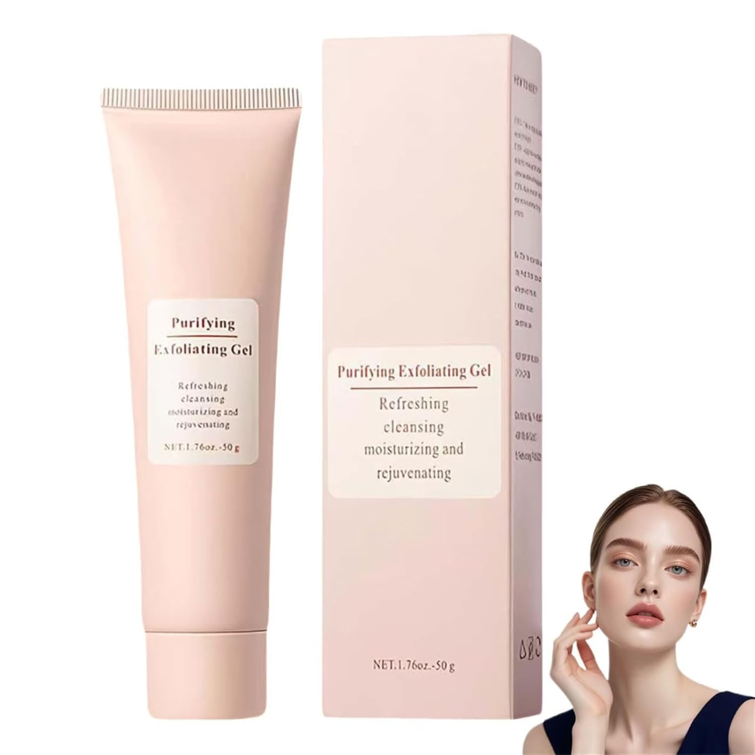 PHANSTA Purifying Exfoliating Gel, Gentle Exfoliator for Face & Body ...