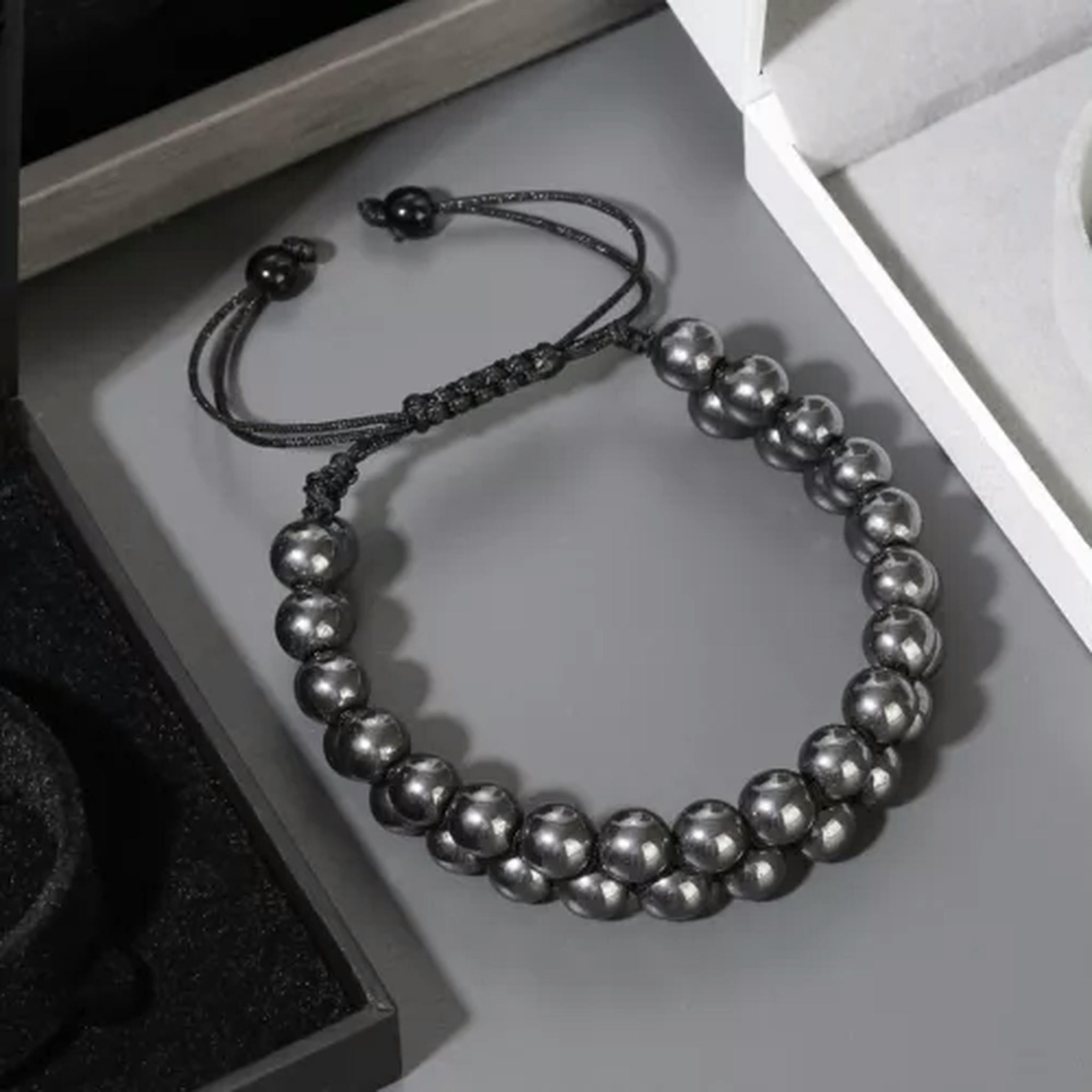 PHANTASMAGORIQUE Men's Healing Crystals Tigers eye Obsidian Hematite ...