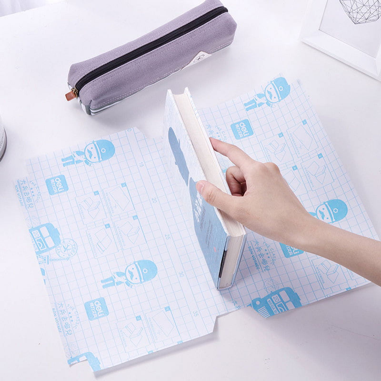 PHANY 30pcs Corner Design Self-Adhesive Book Wrap Book Cover Book Cover 32K/16K/A4 - Walmart.com