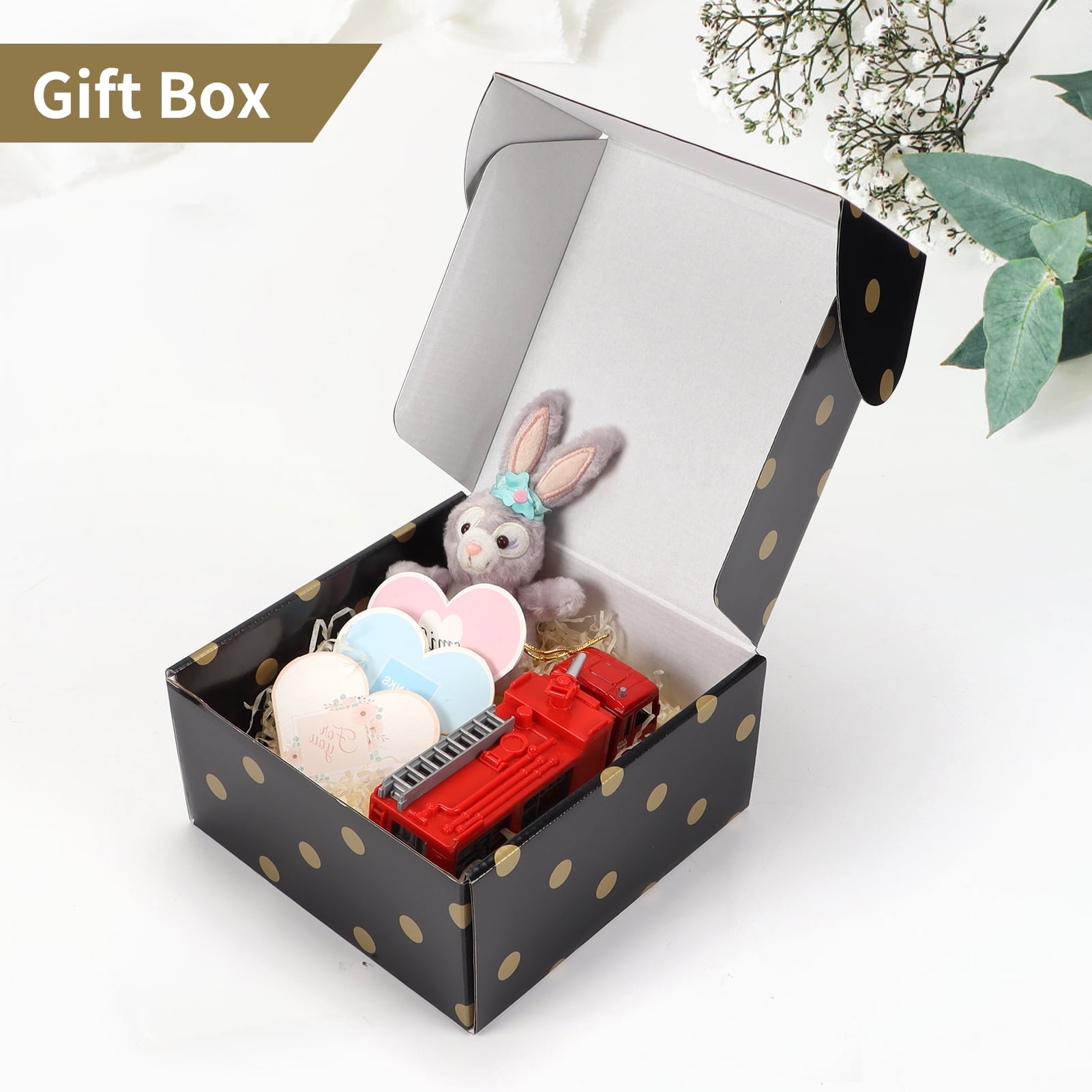 PHARGEG Packing & Shipping Boxes Small Gift Boxes, 8" x 8" x 4 ...