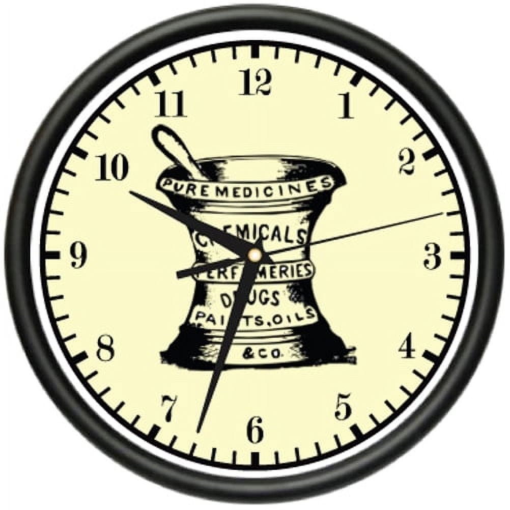 PHARMACY Wall Clock pharmacist drug store decor gift - Walmart.com