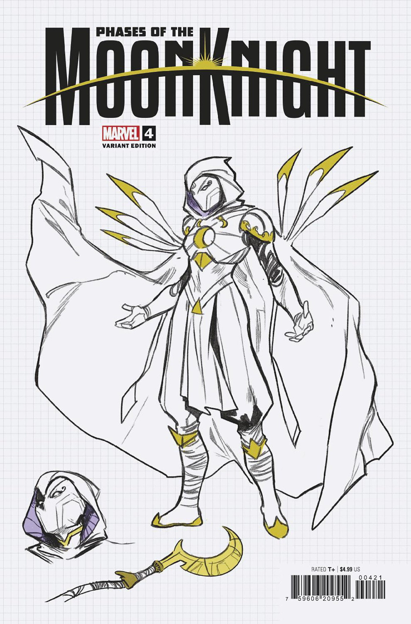 PHASES OF THE MOON KNIGHT #4 MOISES HIDALGO DESIGN VARIANT - Walmart.com