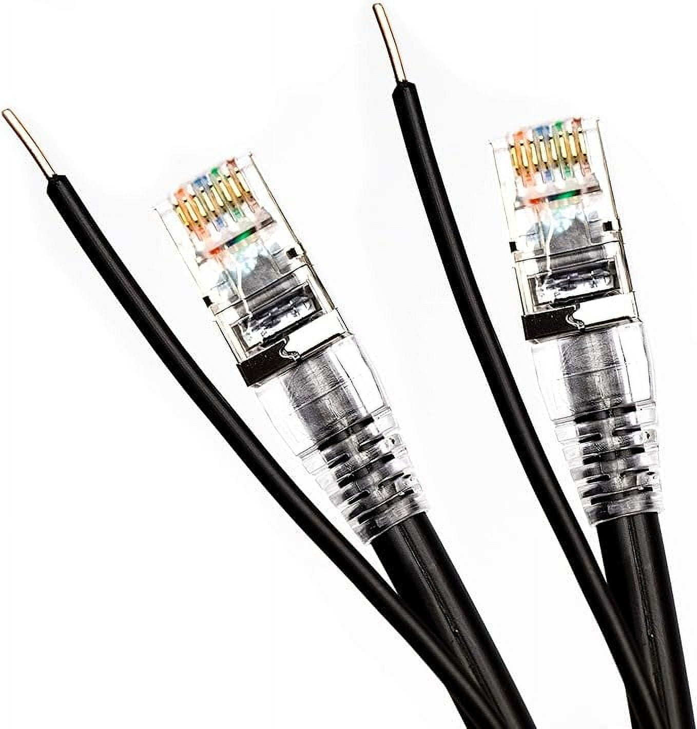 PHAT SATELLITE INTL - Shielded Bare Copper CAT5 with Ground F/UTP 24AWG 350MHz, EZ Pass Thru ...