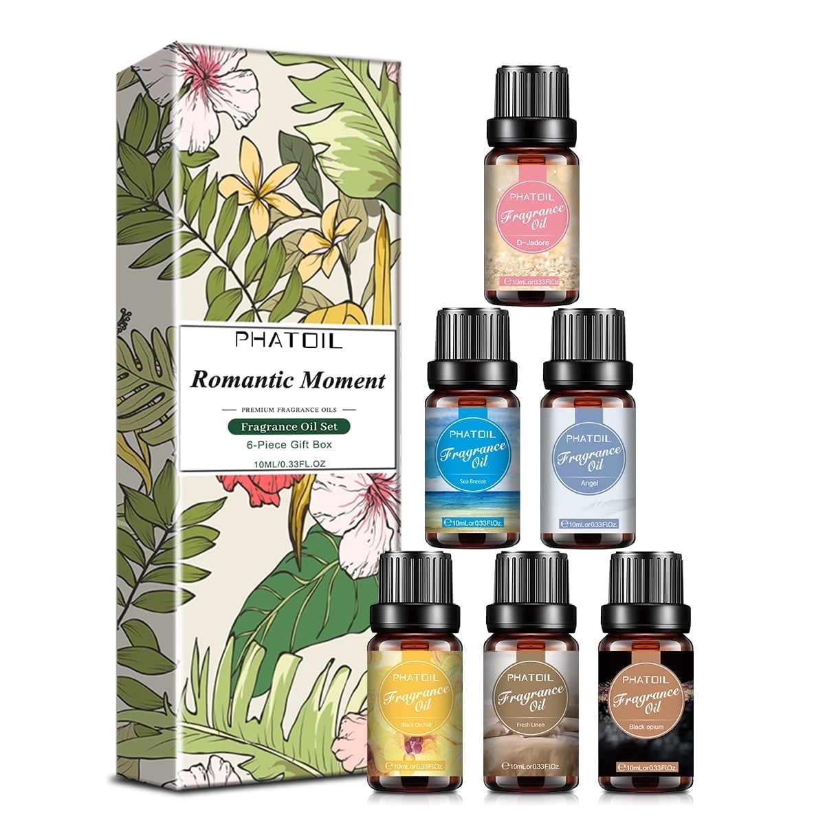 PHATOIL Fragrance Oils Set, Essential Oils for Candle Making Scents ...