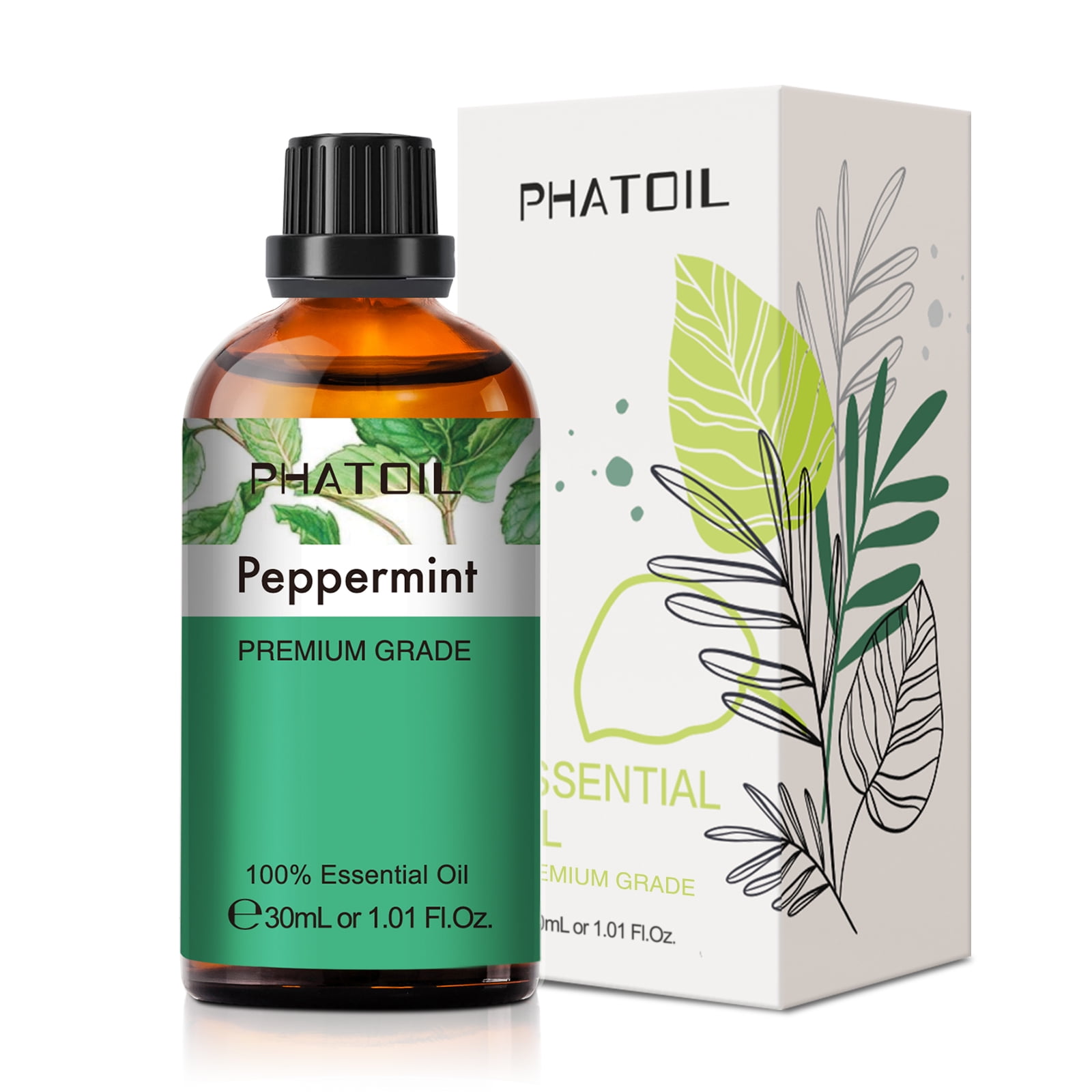 PHATOIL Peppermint Essential Oils for Diffusers Humidifier 100% Pure ...