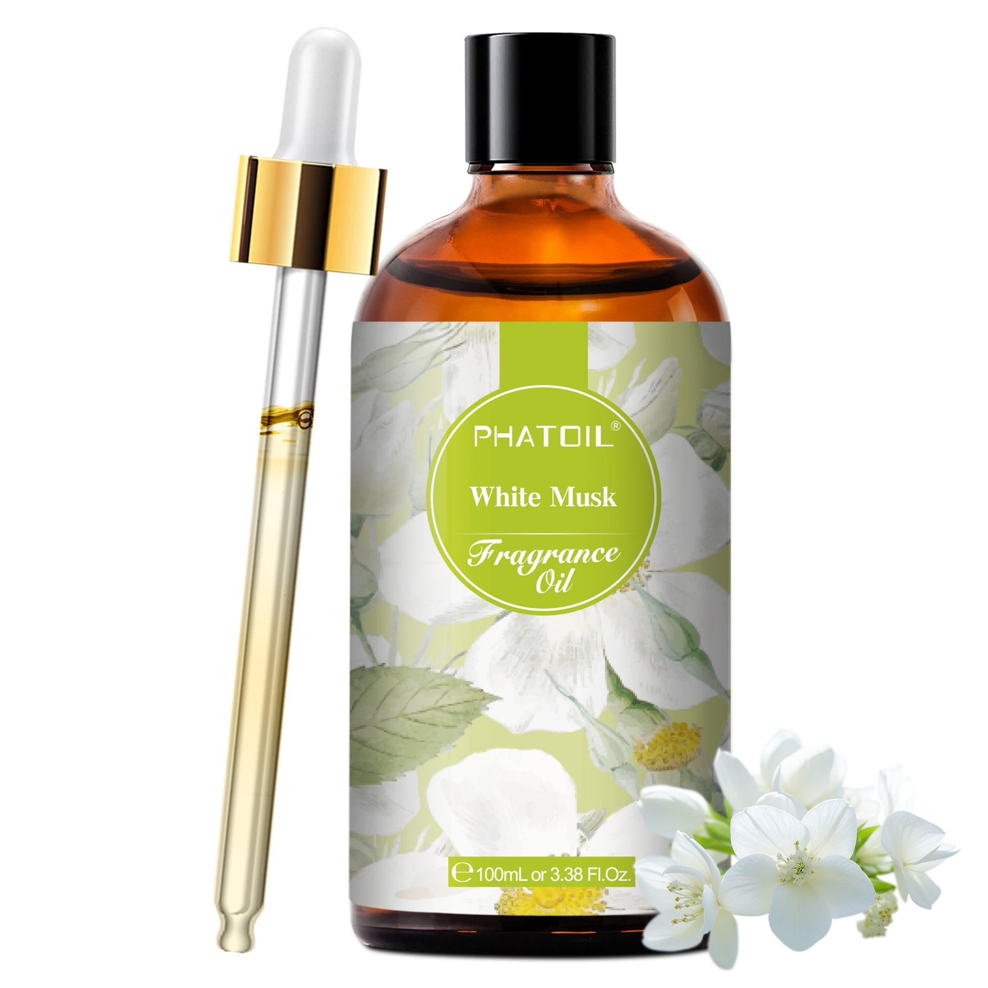 PHATOIL White Musk Fragrance Oil, 3.38 fl oz, for Aromatherapy ...