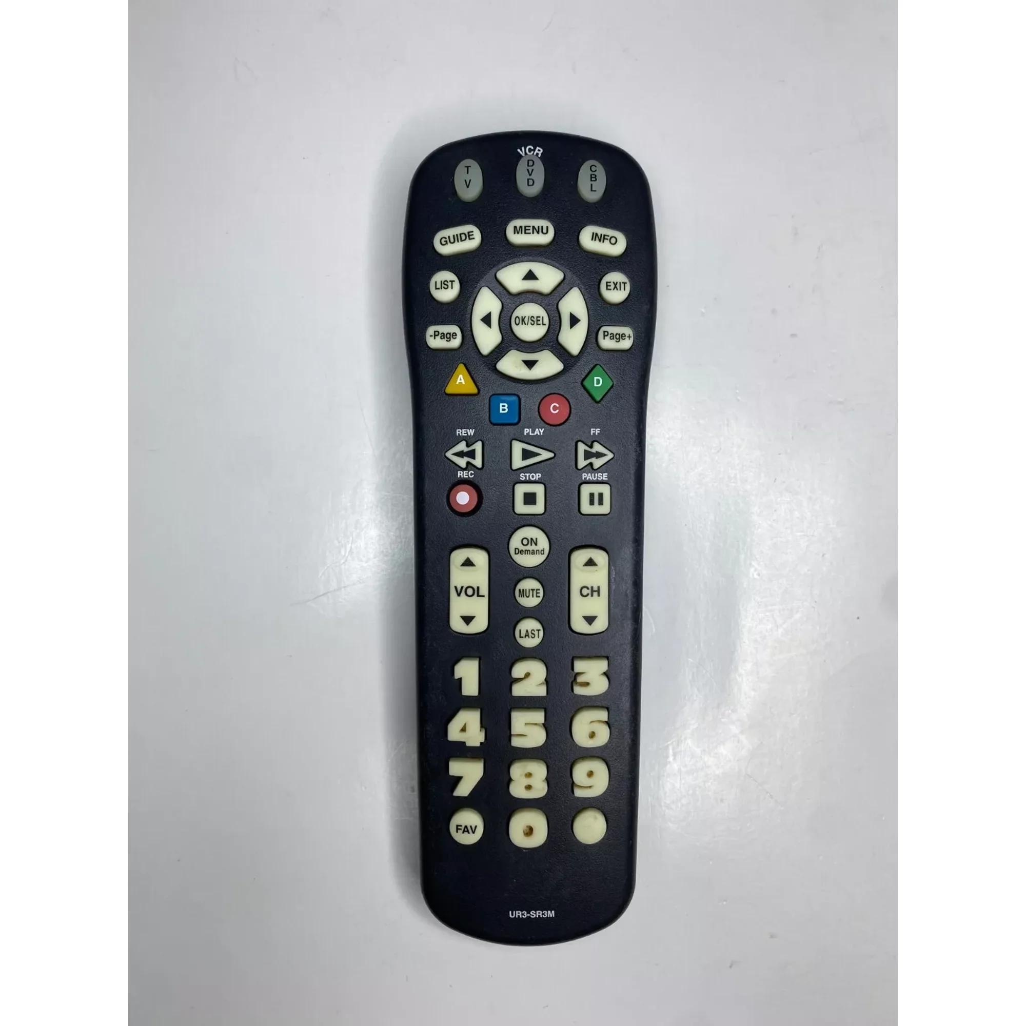 PHATSAT UR3-SR3 Universal Remote – Easy Setup for TV & Set-Top Box ...
