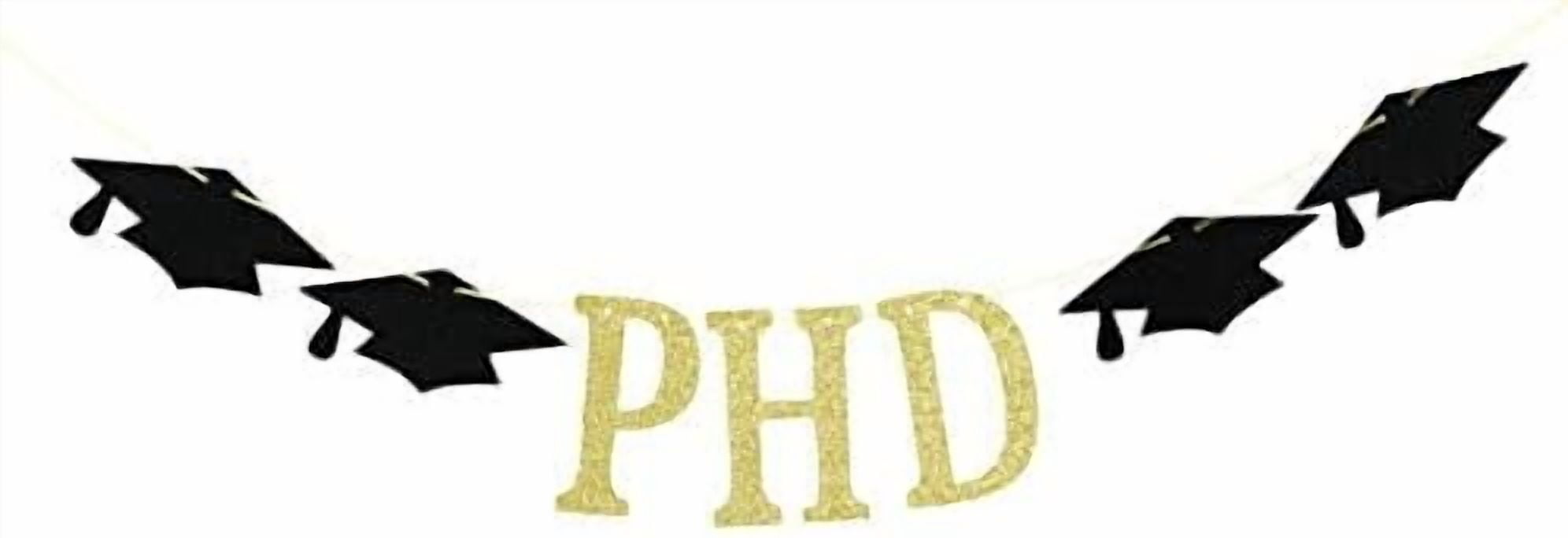 PHD Banner for 2025 Graduation Party Decorations, Congrats PHD, 2025 ...