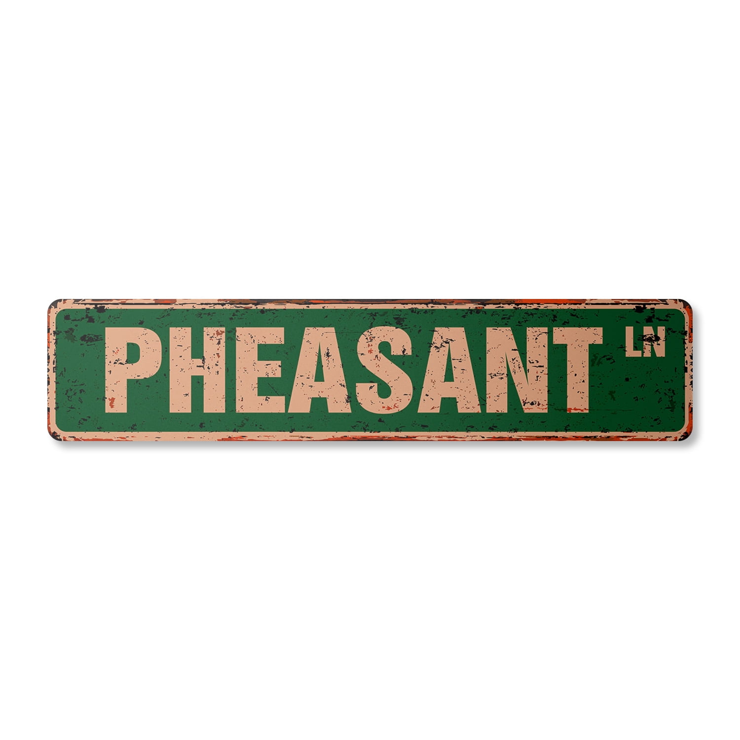 PHEASANT Vintage Plastic Street Sign bird hunting quail signs hunt ...