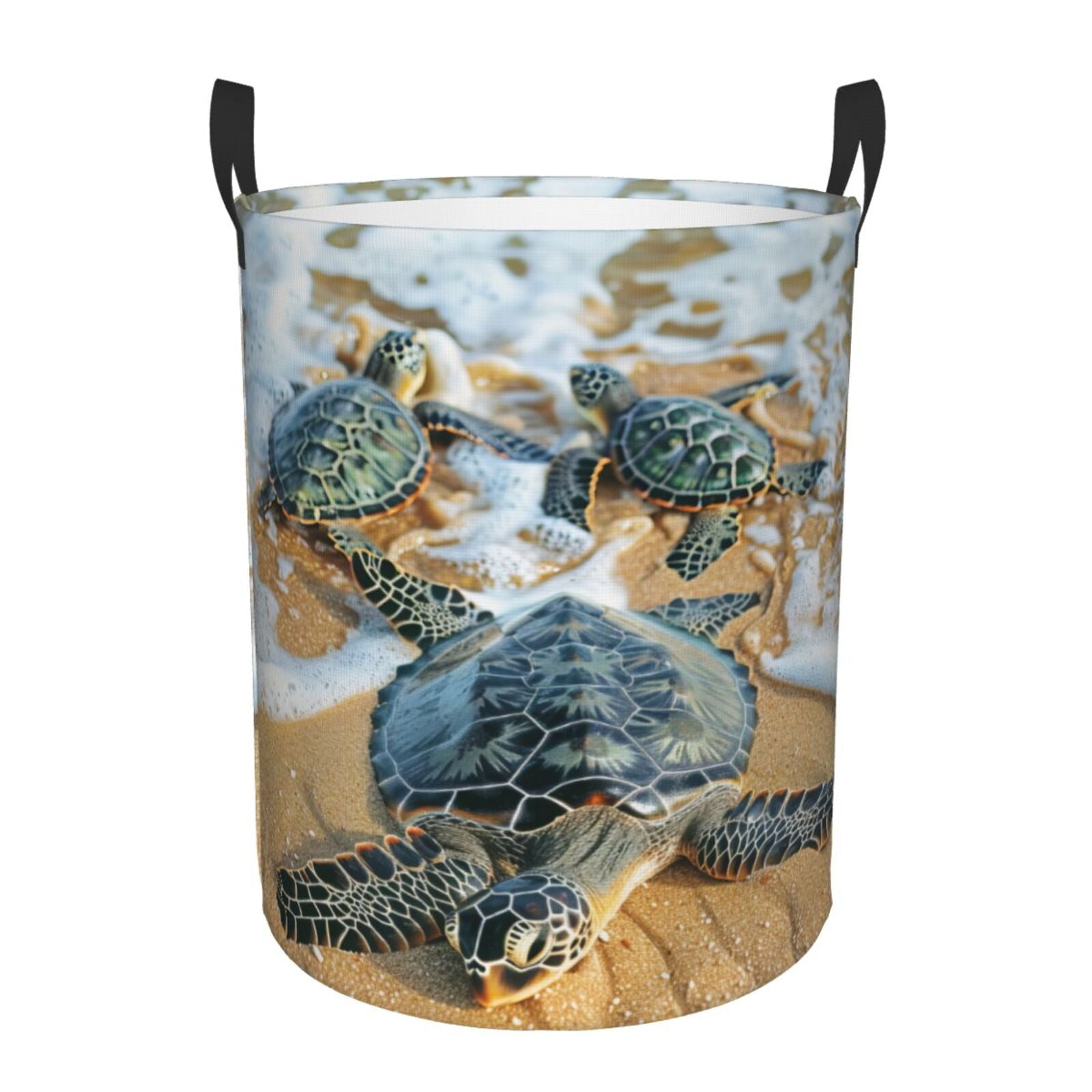 PHELIKA Beach Sea Turtle 05 Laundry Hamper Waterproof Foldable Oxford ...