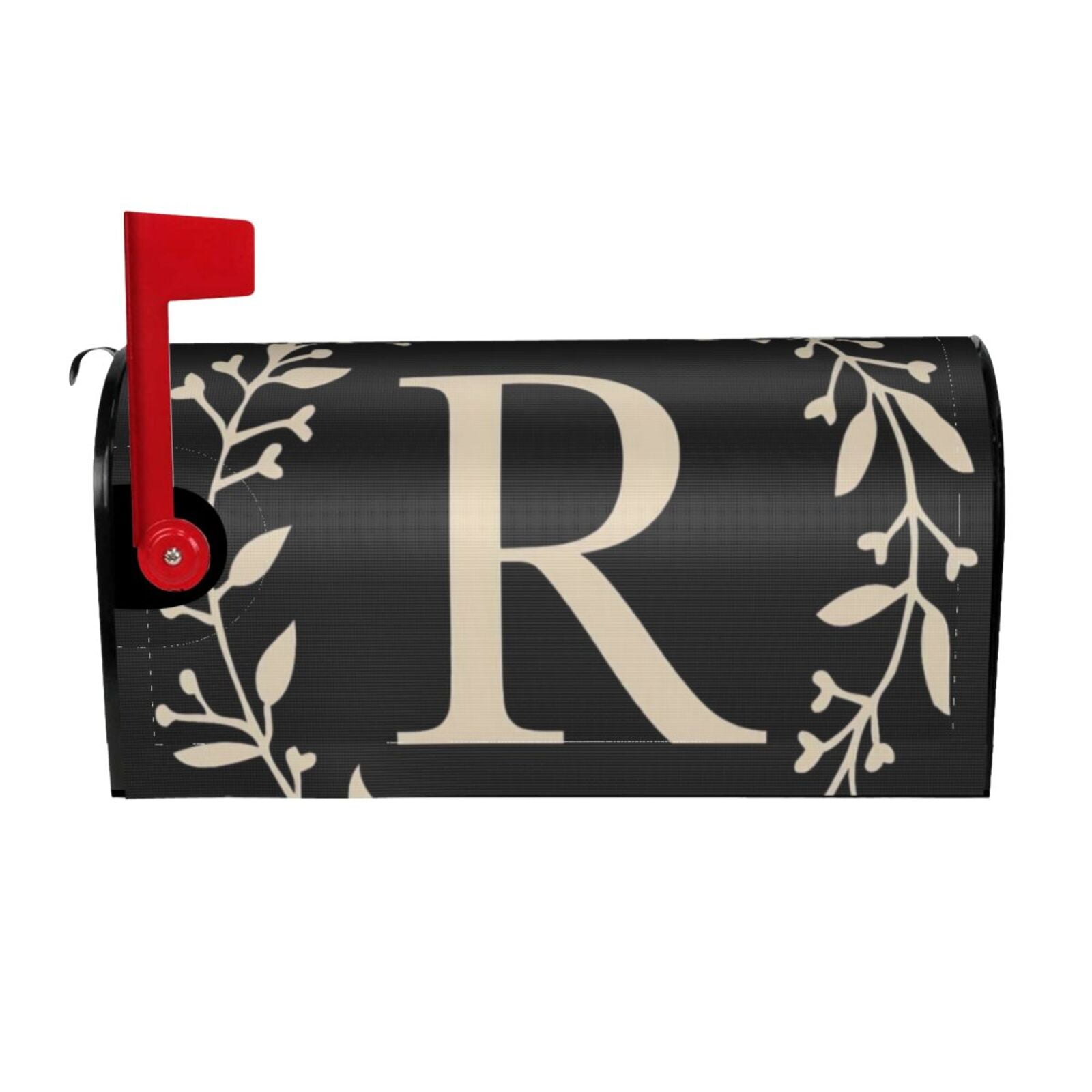 PHELIKA Classic Monogram Letter R Magnetic Mailbox Covers Standard Size ...