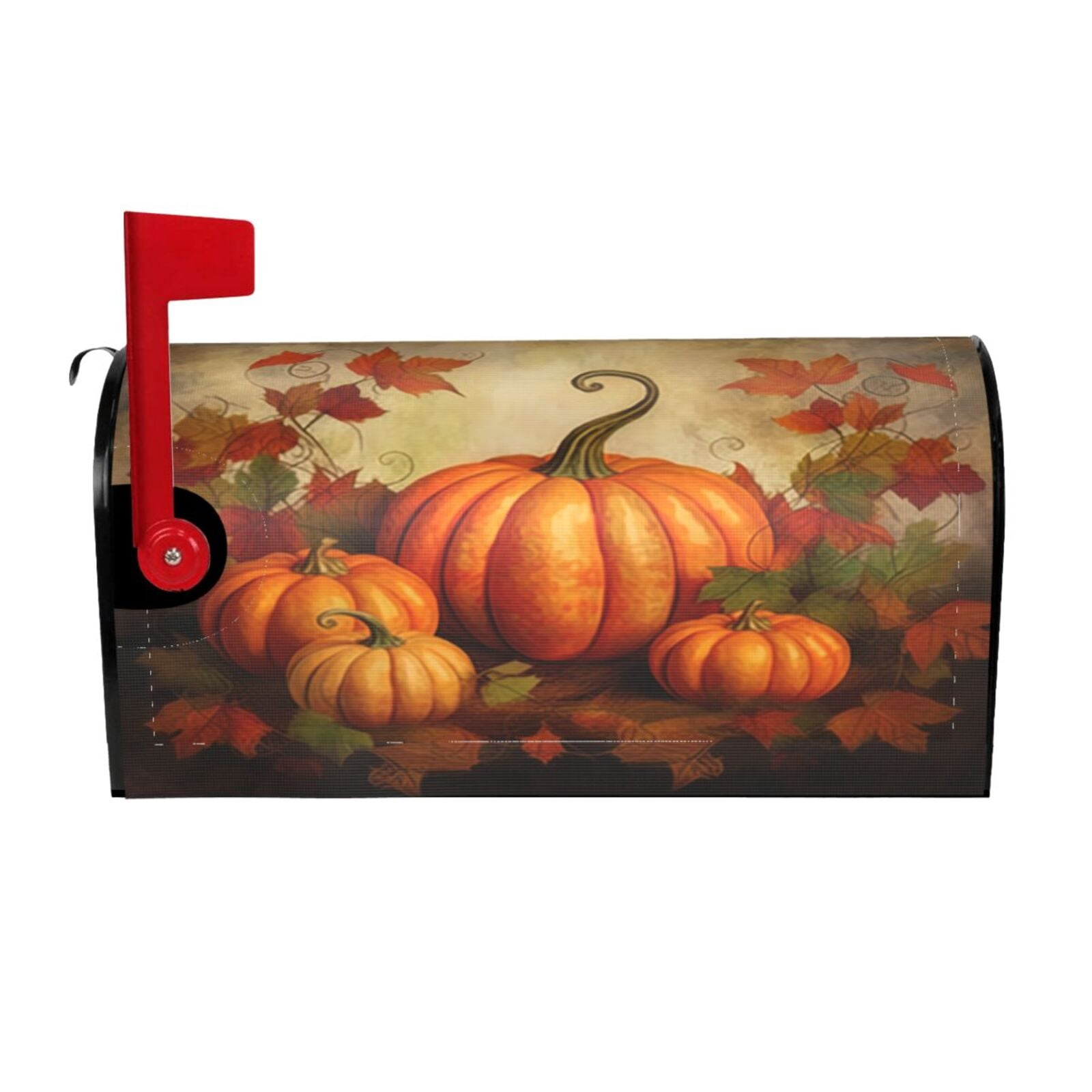 PHELIKA Fall Pumpkin 02 Magnetic Mailbox Covers Standard Size 21"H x 18 ...