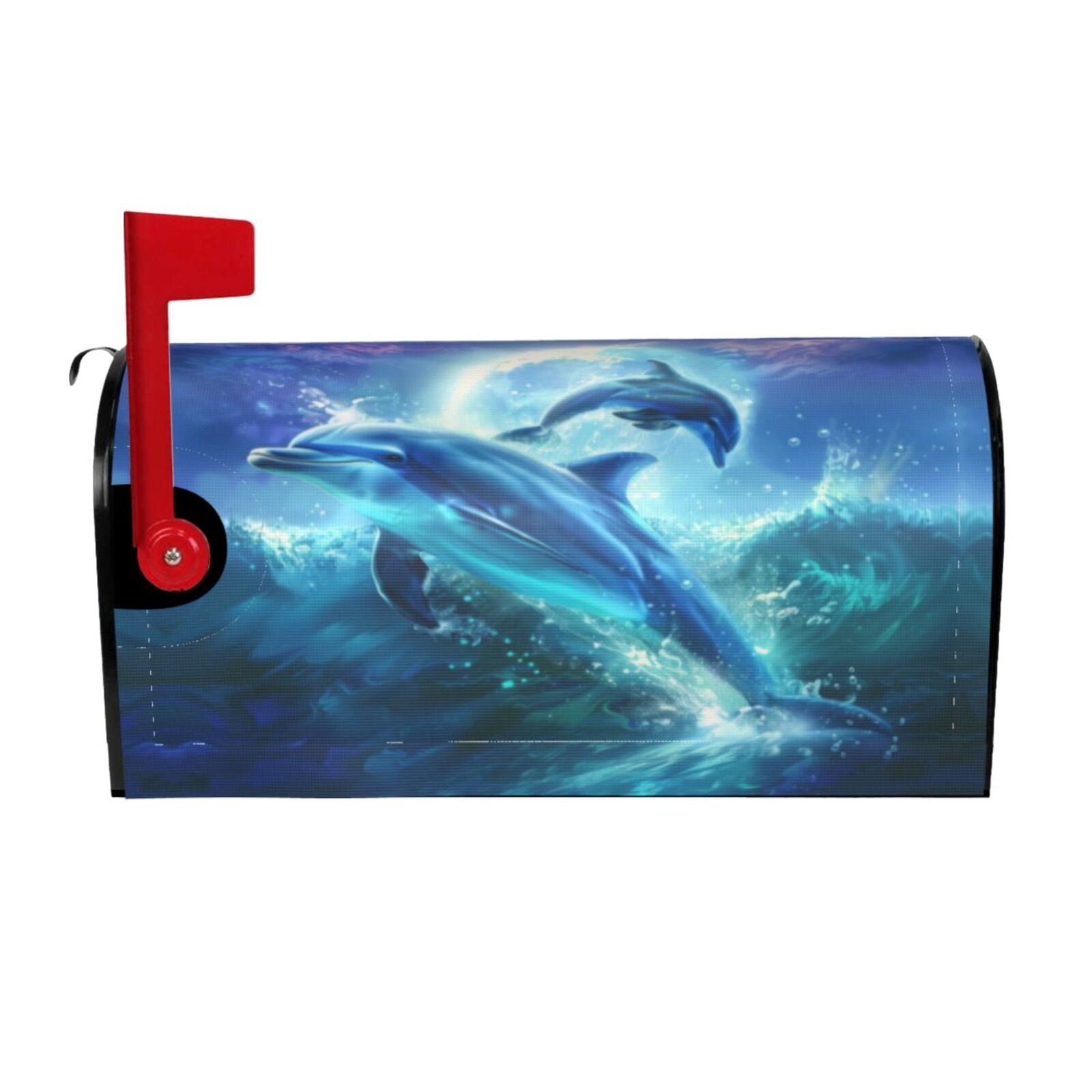 PHELIKA Ocean Dolphin 10 Magnetic Mailbox Covers Standard Size 21"H x ...