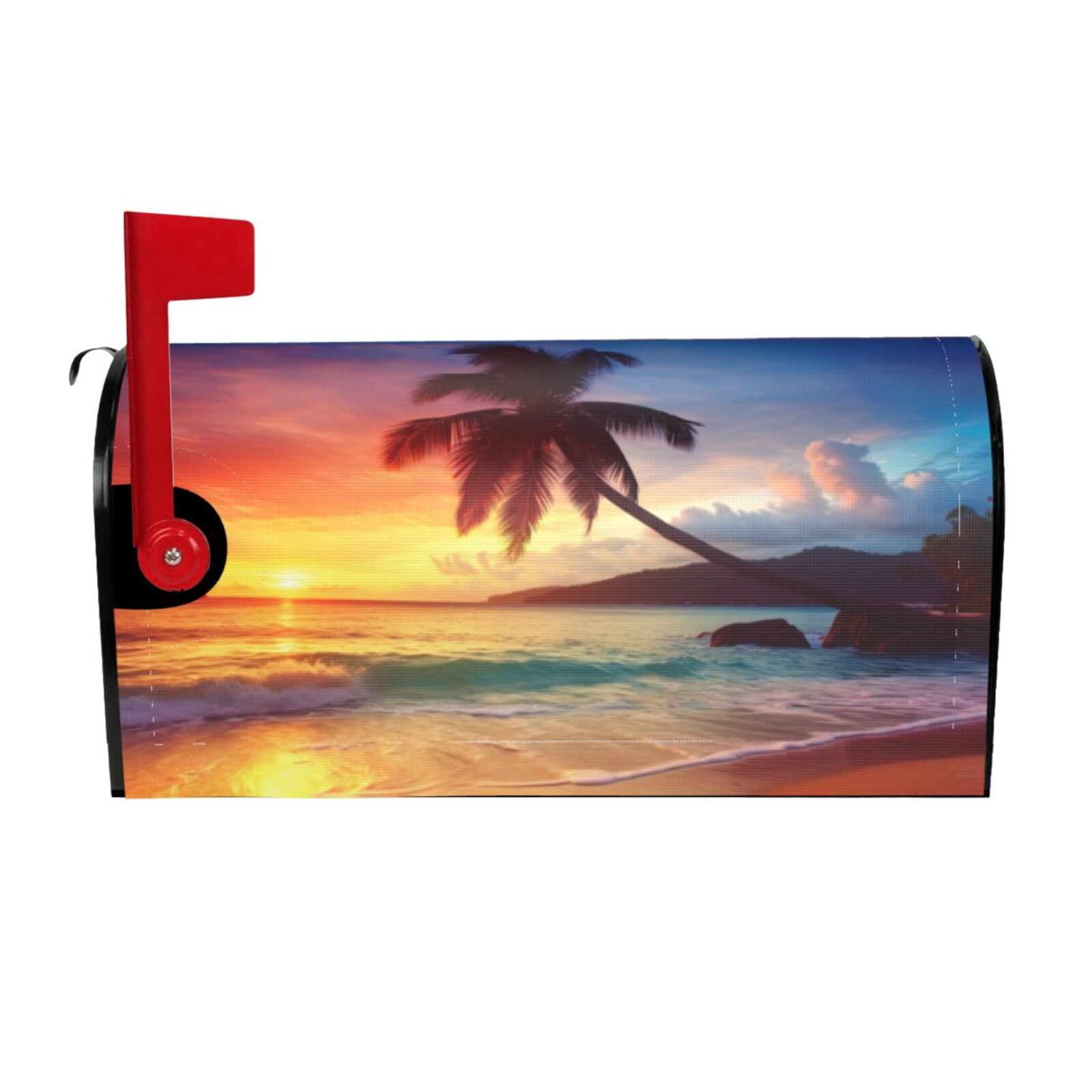 PHELIKA Ocean Sunrise Tropical Palm Tree Island Hawaiian Waves 04 ...