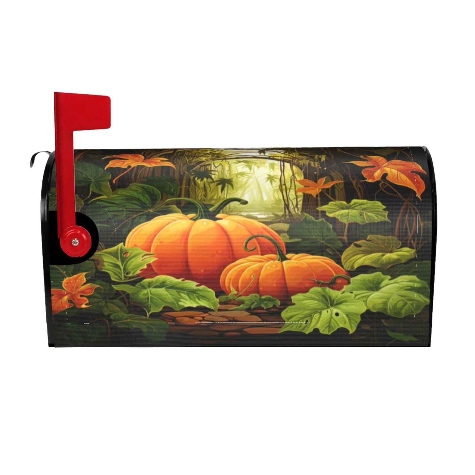 PHELIKA Pumpkins And Fall Leaves 03 Mailbox Covers Magnetic Mailbox ...