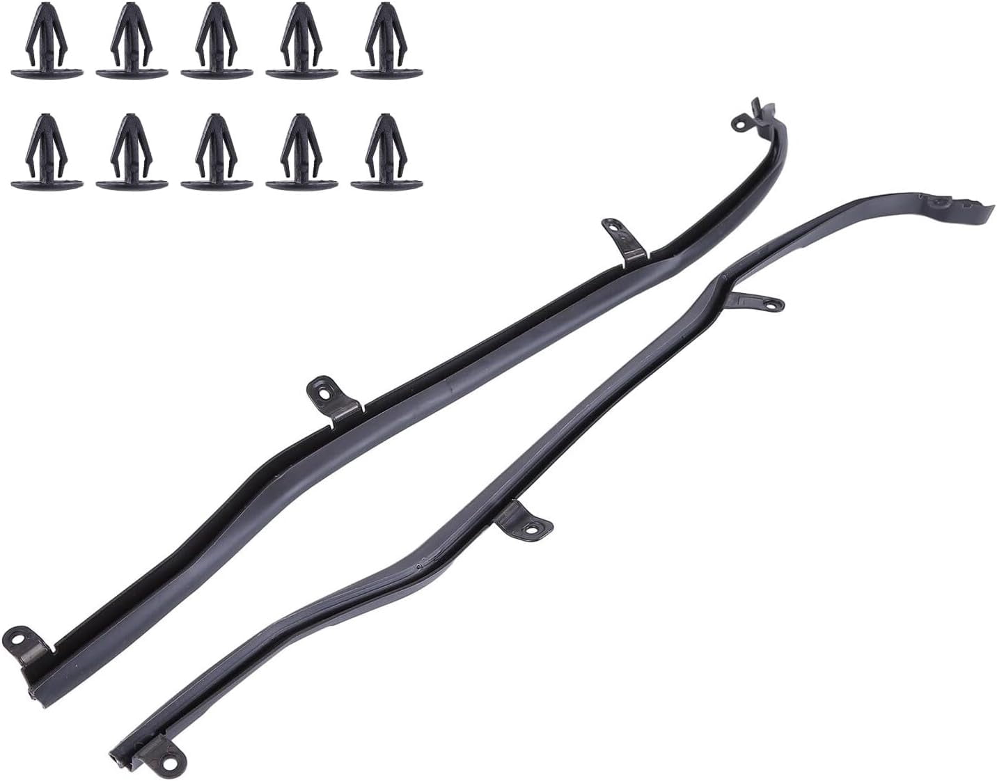 PHEZEN 1 Pair Automotive Door Weather Stripping Seal, Rear Door Front ...