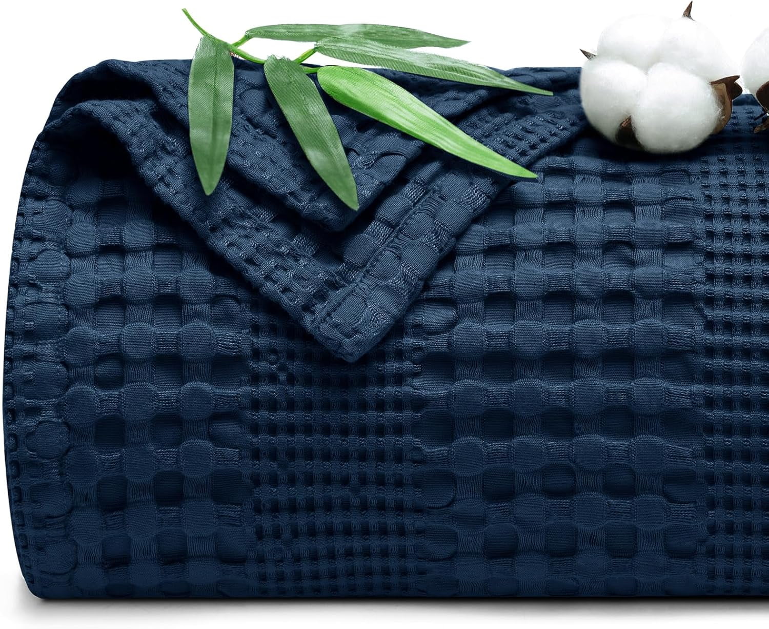 PHF Cooling Waffle Blanket, 104"x90", King Size, Lightweight - Walmart.com