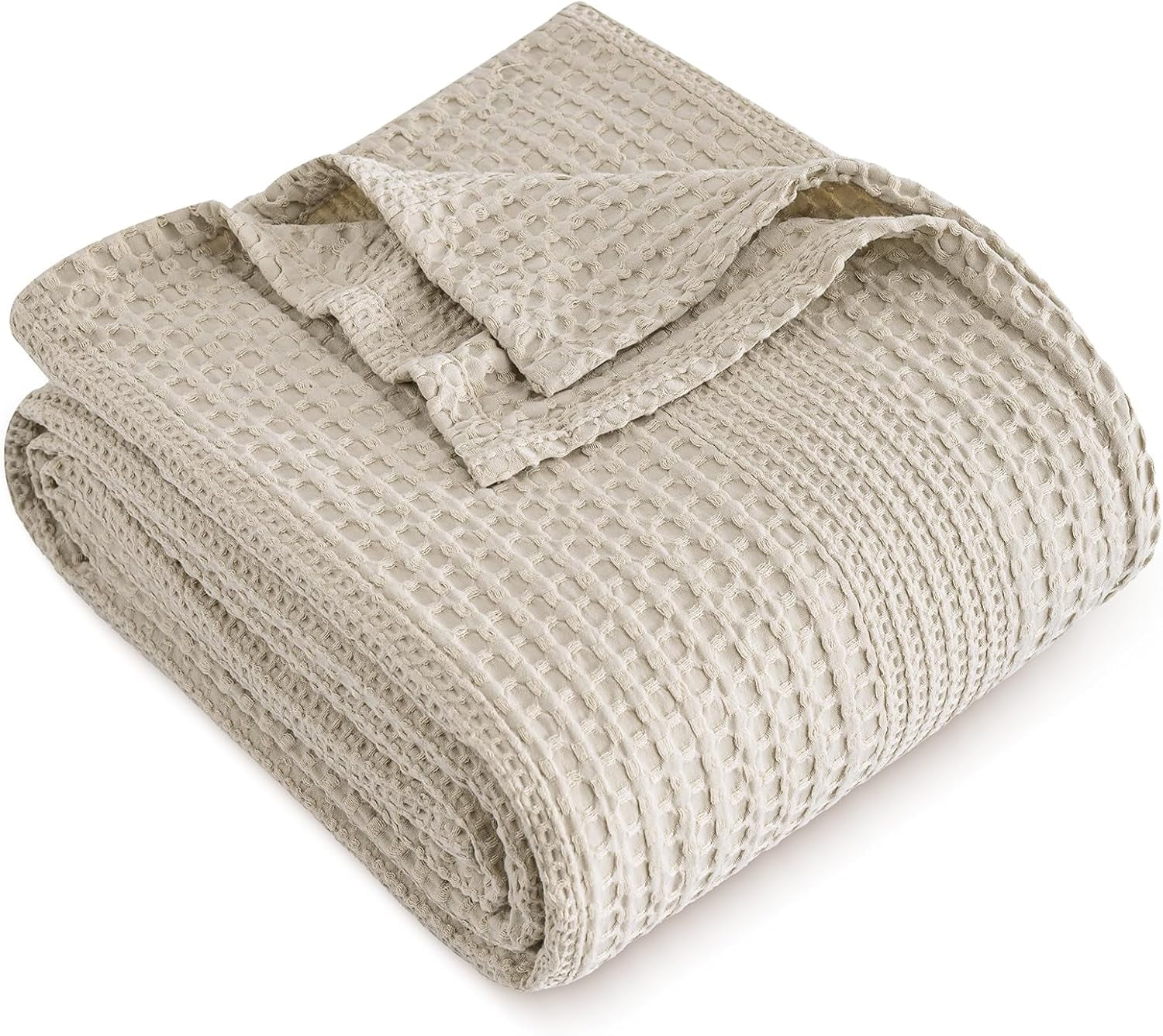 PHF Ultra Soft Waffle Weave Blanket Twin Size for Bed, Lightweight and ...