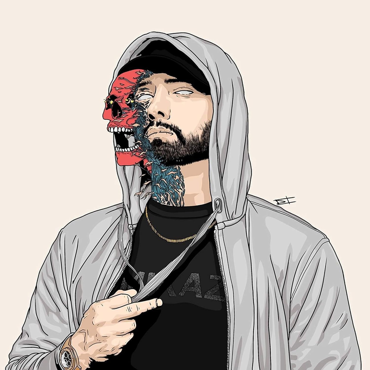 PHFZJYOU Eminemm Rapper Concert Tour Wallart Poster frameless Painting ...