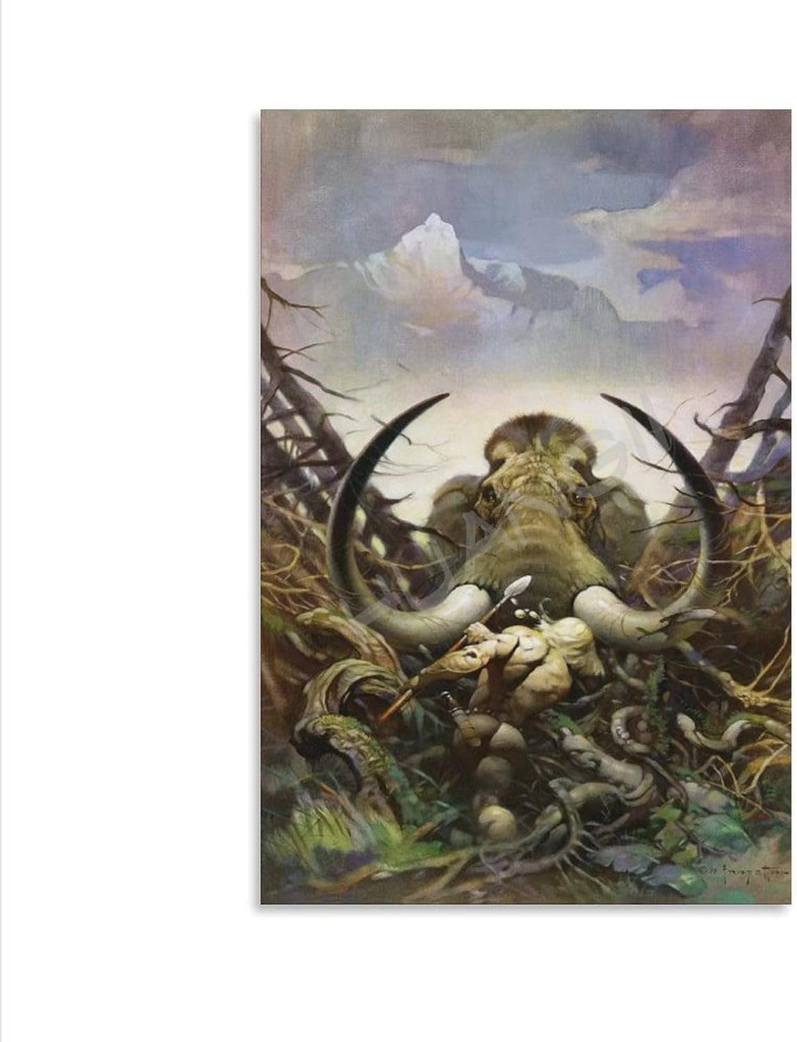 PHFZJYOU Frank Frazetta Frank Frazetta Fantasy Comic Poster frameless ...