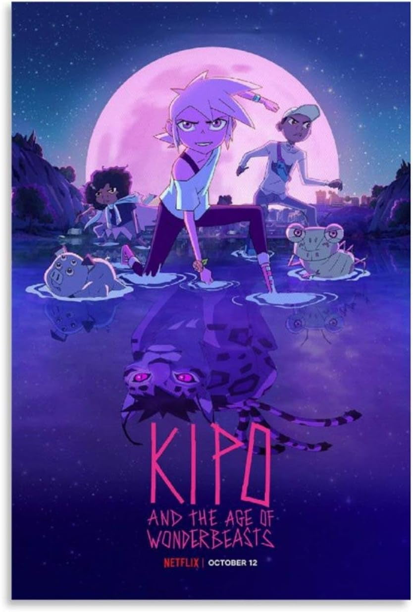 PHFZJYOU KIPO The Age of Wonderbeasts American Animated Television Series Poster frameless ...