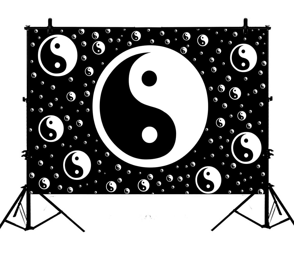 PHFZK 7x5ft Asian Backdrops, Chinese Symbol of Taoism Yin Yang ...