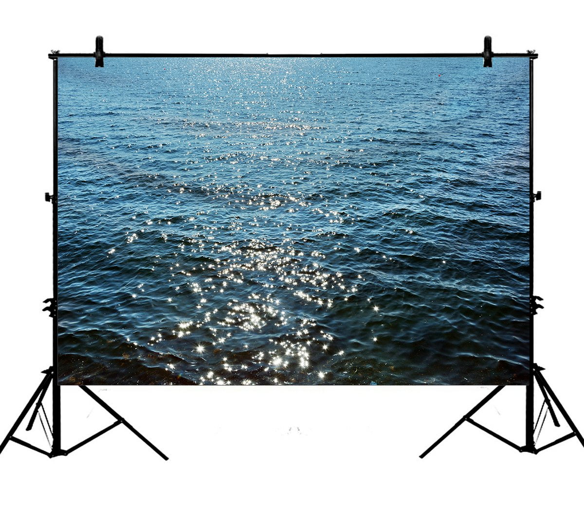 PHFZK 7x5ft Beach Theme Backdrops, Deep Blue Sea Ocean Waves ...