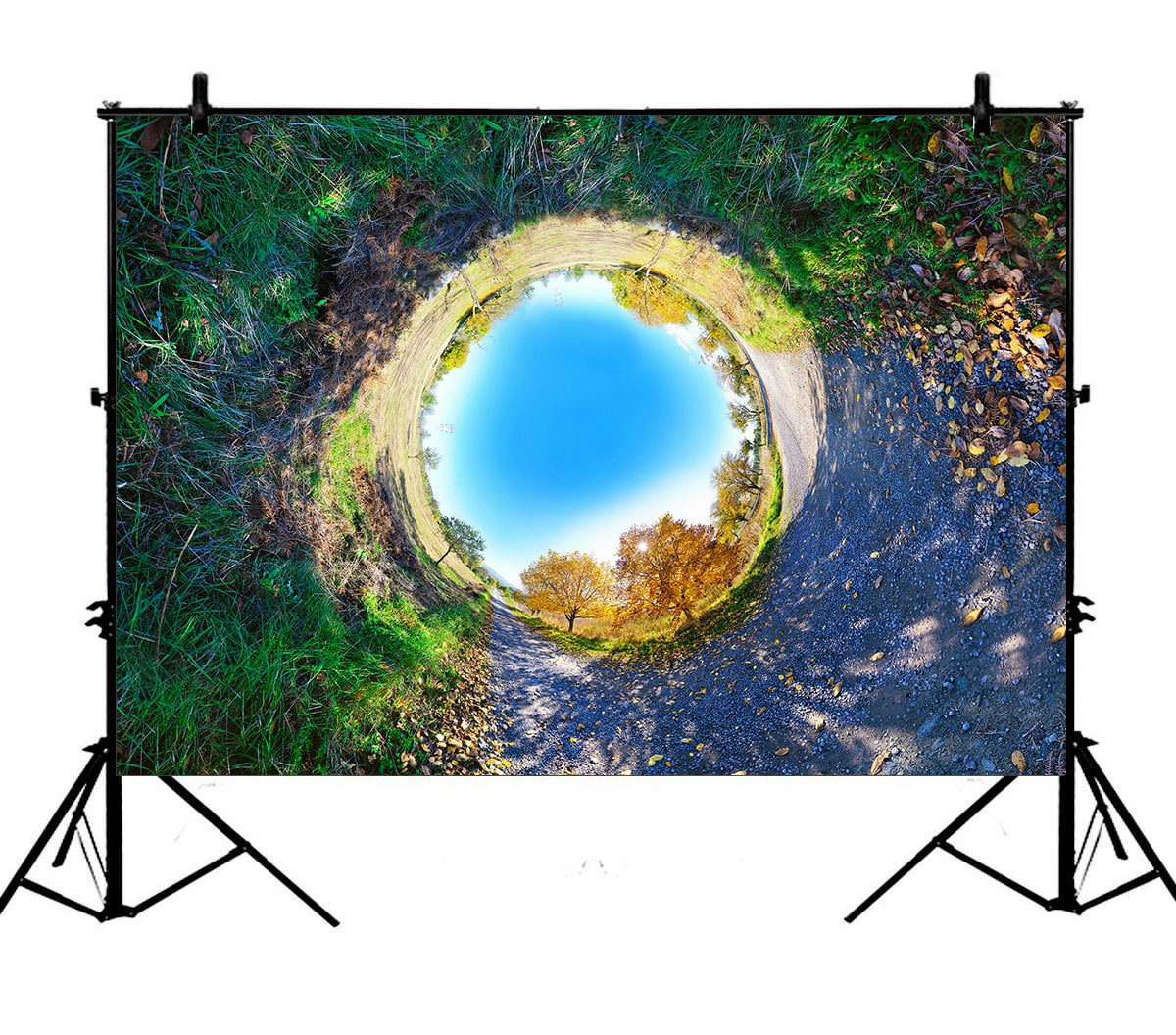 PHFZK 7x5ft Beautiful Bule Sky Backdrops, Stereographic Panoramic ...
