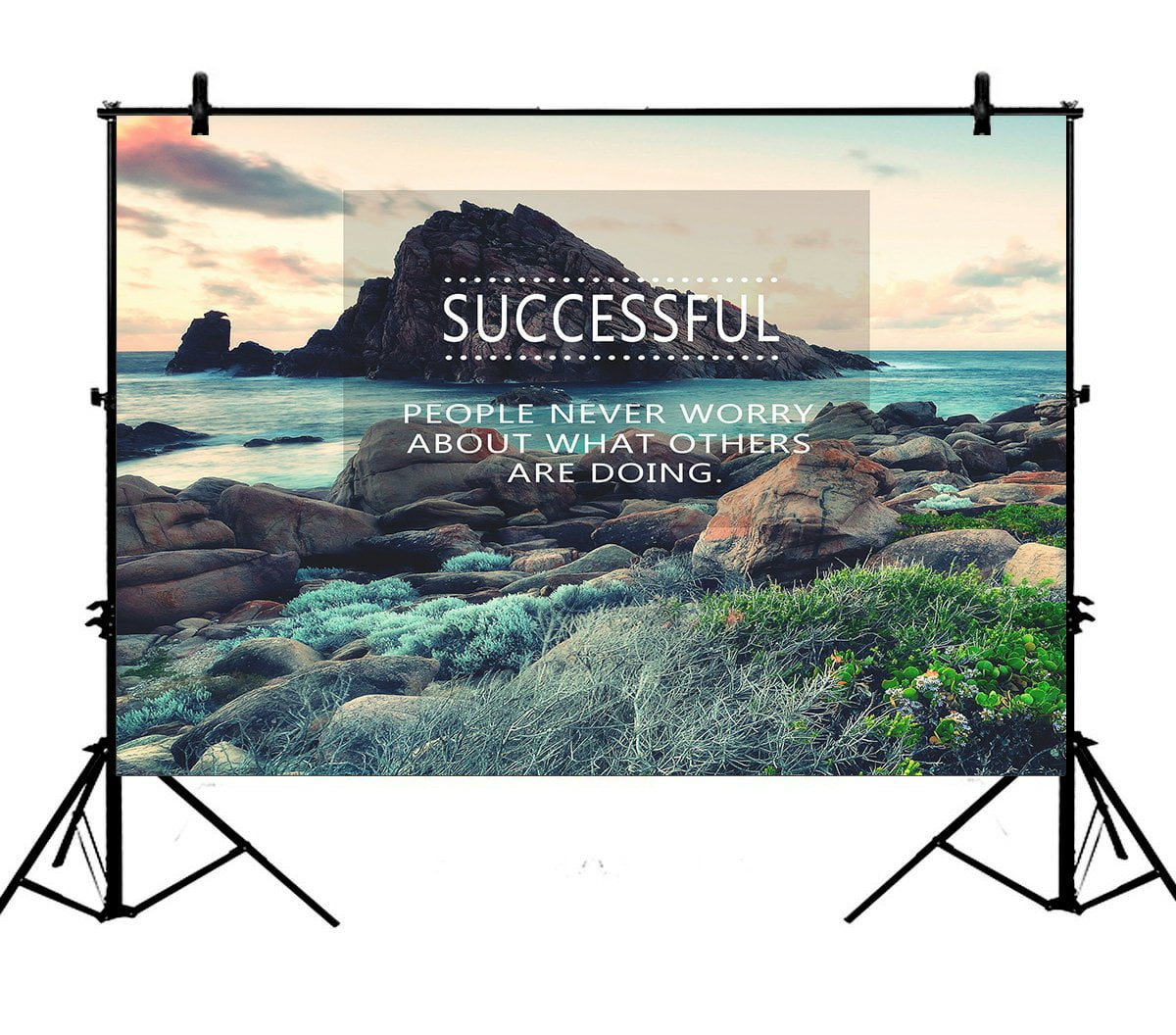 PHFZK 7x5ft Beautiful Nature Backdrops, Inspirational Life Quote ...