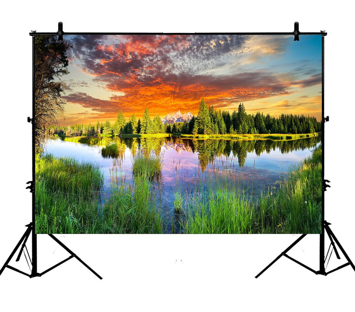 PHFZK 7x5ft Beautiful Sky Cloud Nature Backdrops, Early Morning ...