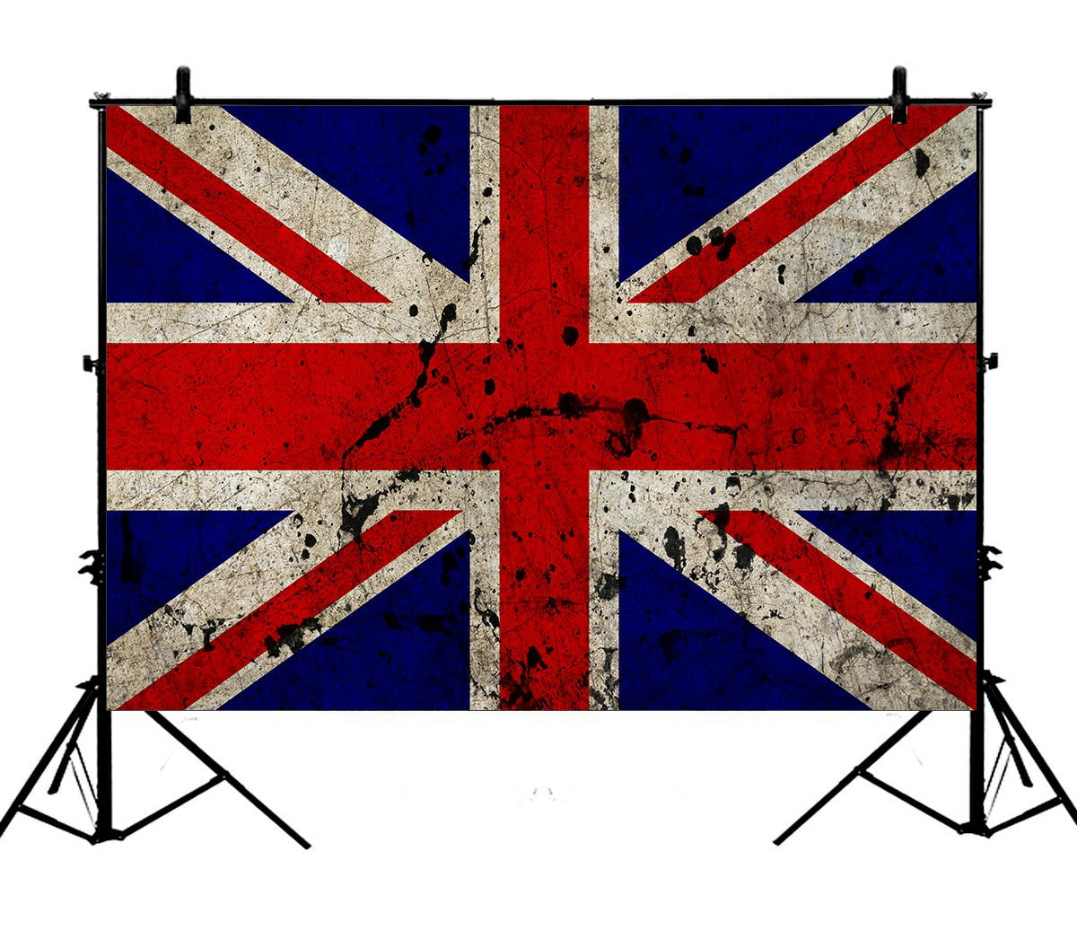 PHFZK 7x5ft British Flag Backdrops, Union Jack Flag Vintage Style ...