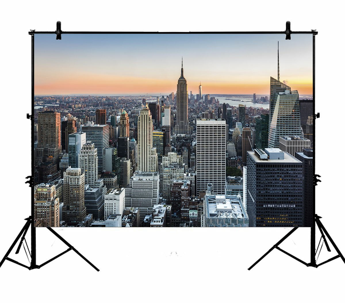 PHFZK 7x5ft City Backdrops, New York Skyline at Sunset Photography ...