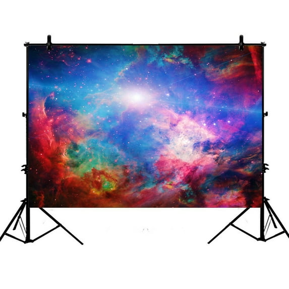 PHFZK 7x5ft Cosmos Comic Backdrops, Universe Galaxy Nebula Photography ...