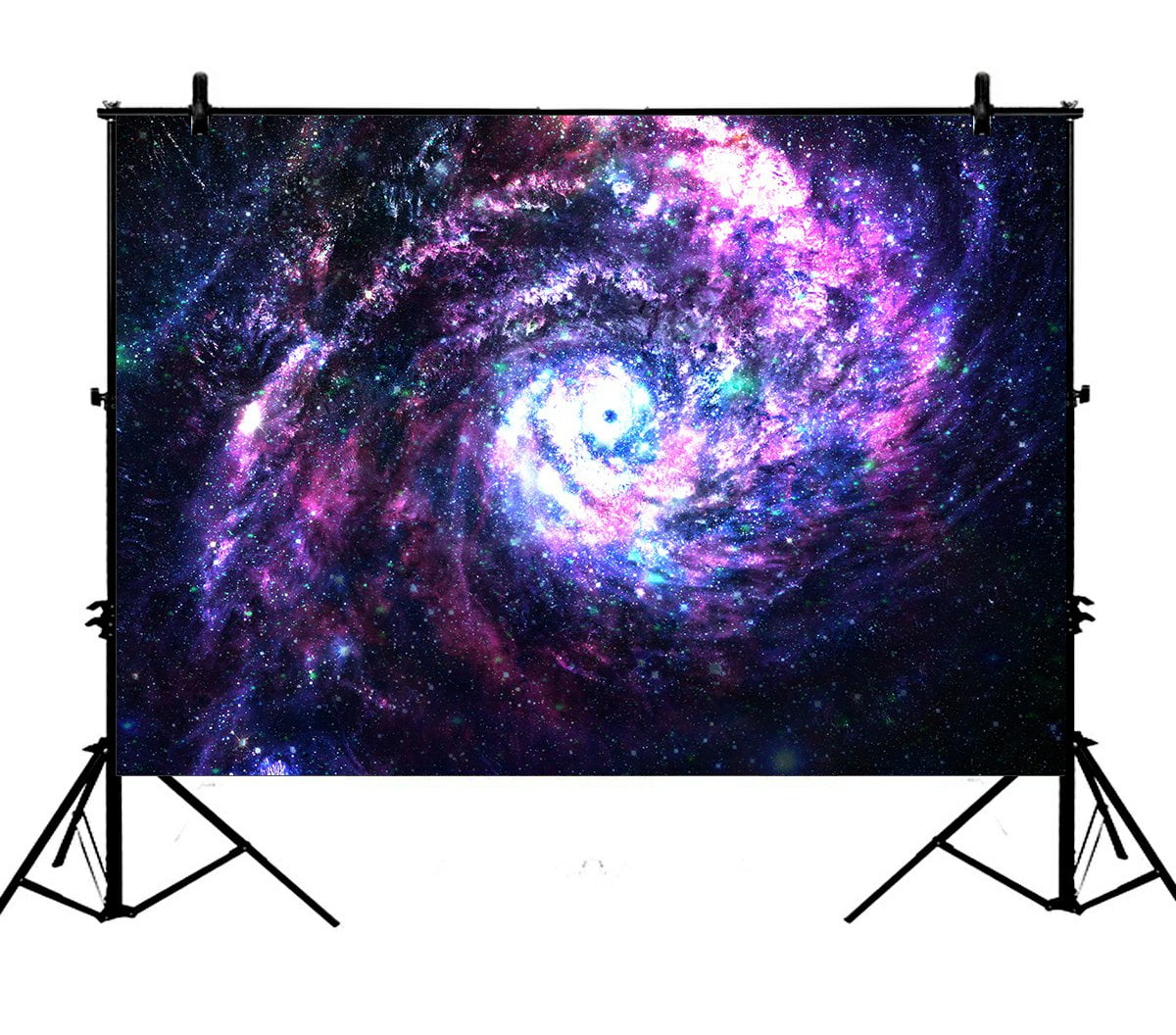 PHFZK 7x5ft Cosmos Cosmic Backdrops, Incredibly Beautiful Spiral Galaxy ...