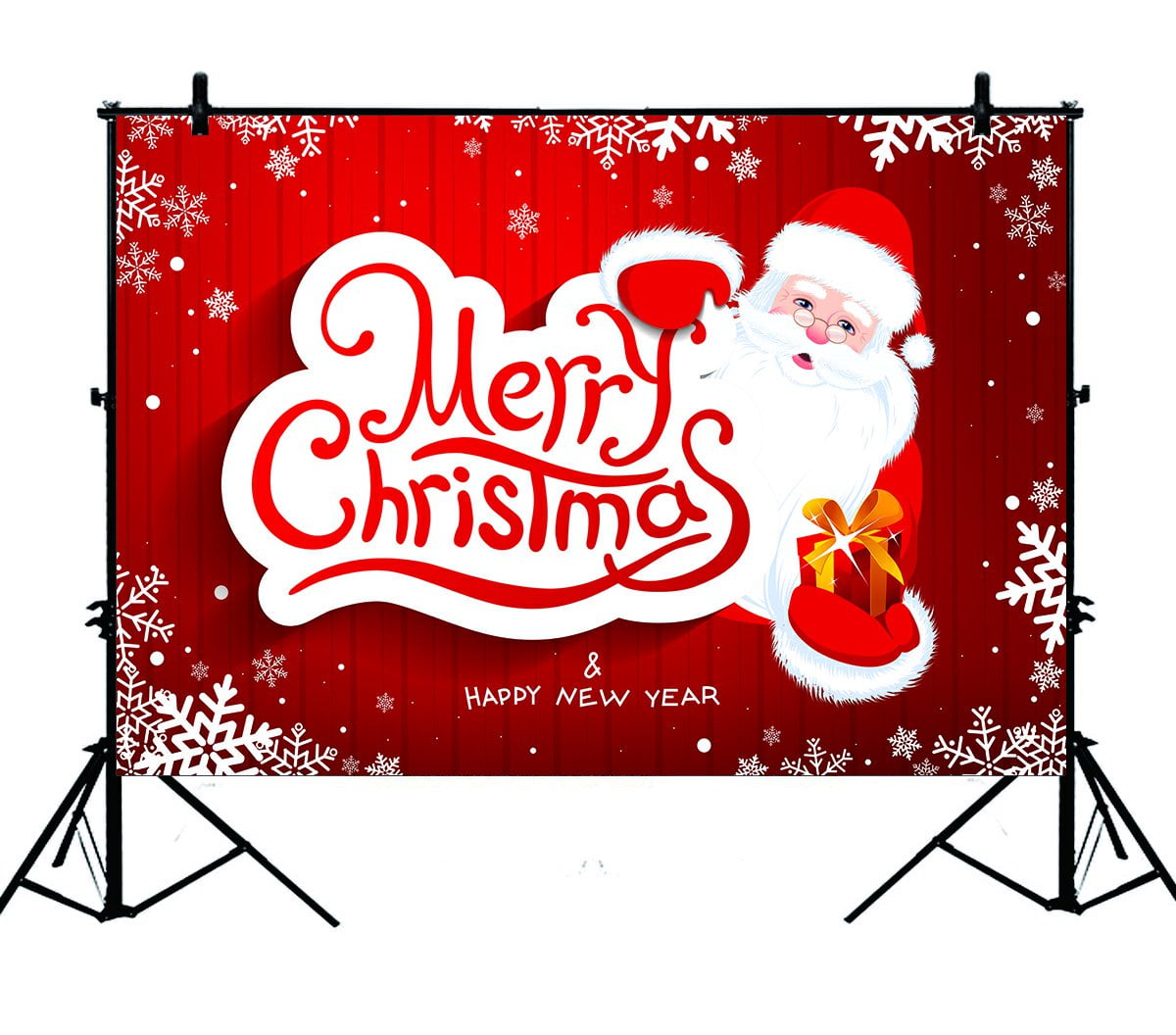 PHFZK 7x5ft Festival Backdrops, Winter Holiday Merry Christmas Santa ...