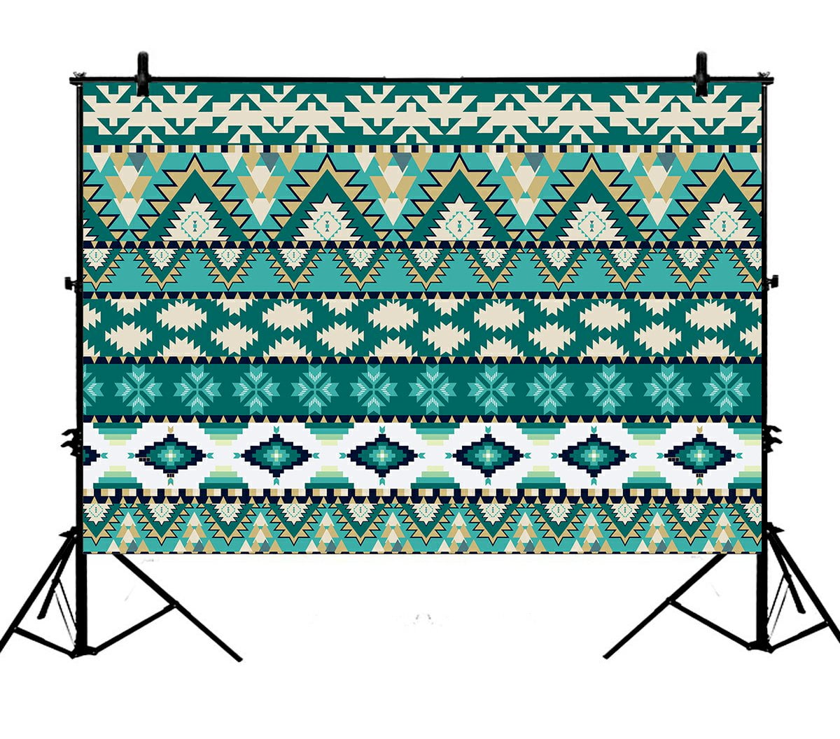 PHFZK 7x5ft Geometric Backdrops, Aztec Chevron Photography Backdrops ...