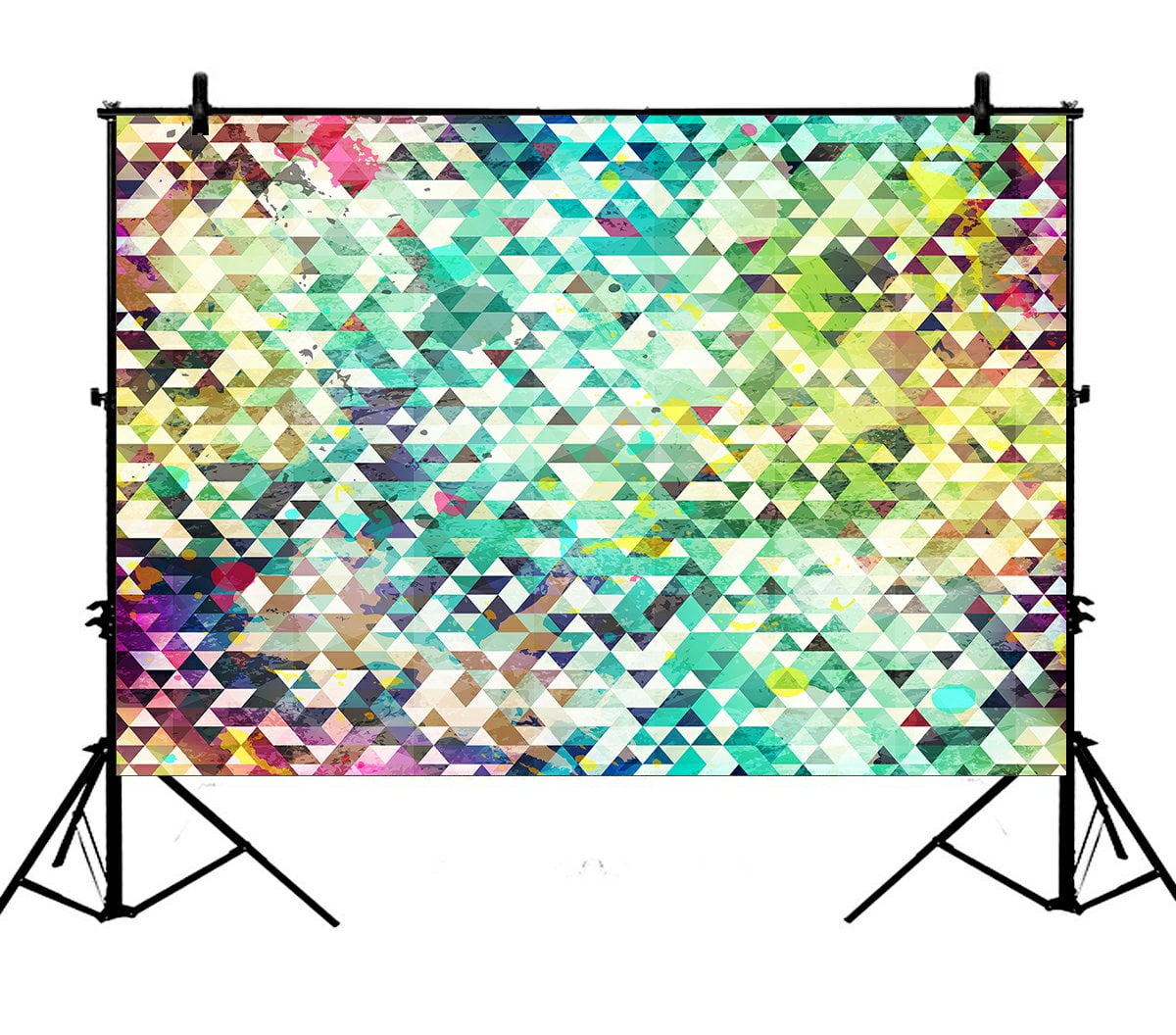 PHFZK 7x5ft Geometry Backdrops, Psychedelic Triangle Photography ...
