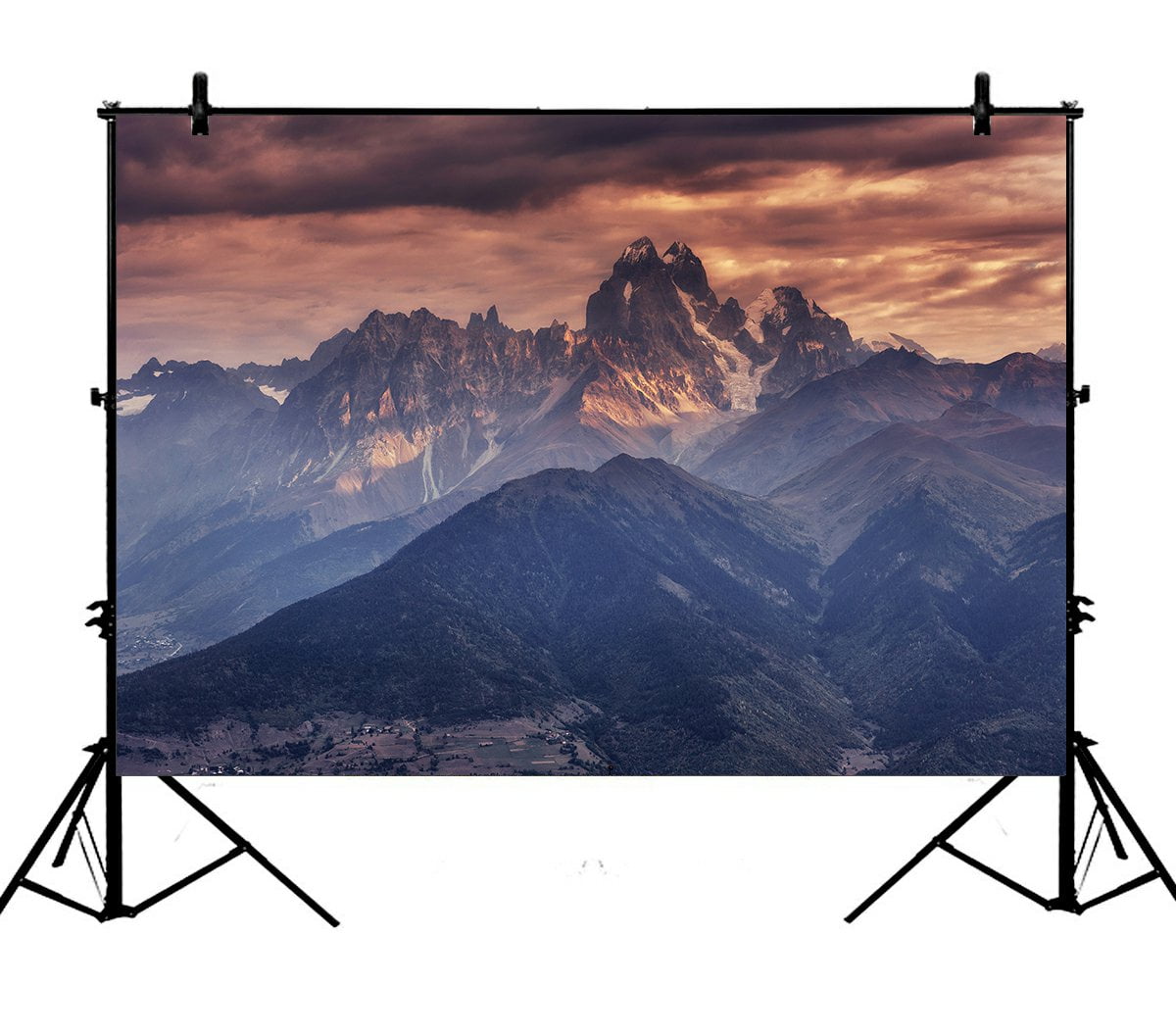 PHFZK 7x5ft Landscape Nature Scenery Backdrops, Fog Mountain ...