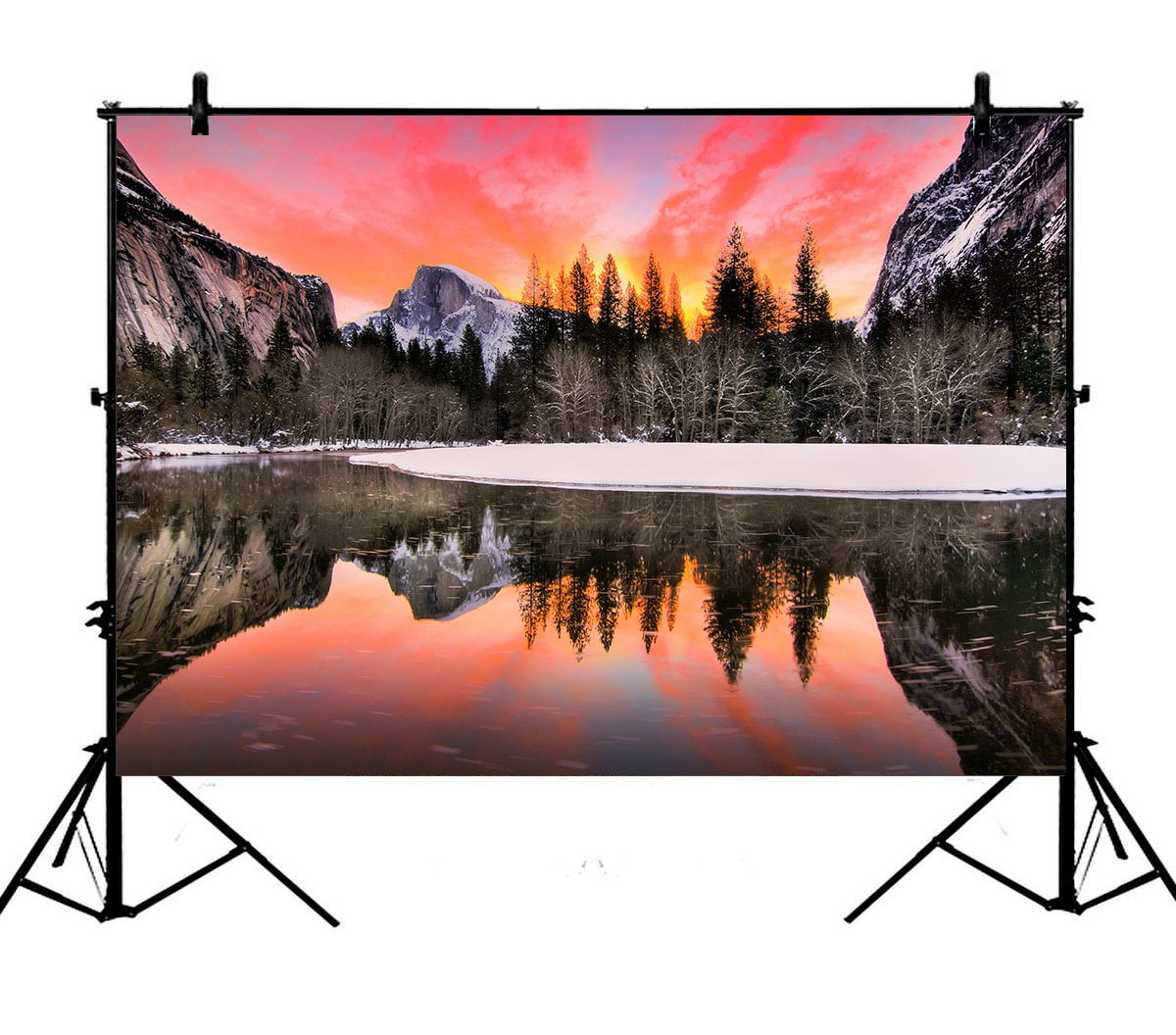 PHFZK 7x5ft Mountain Backdrops, Nature Landscape of Yosemite National ...