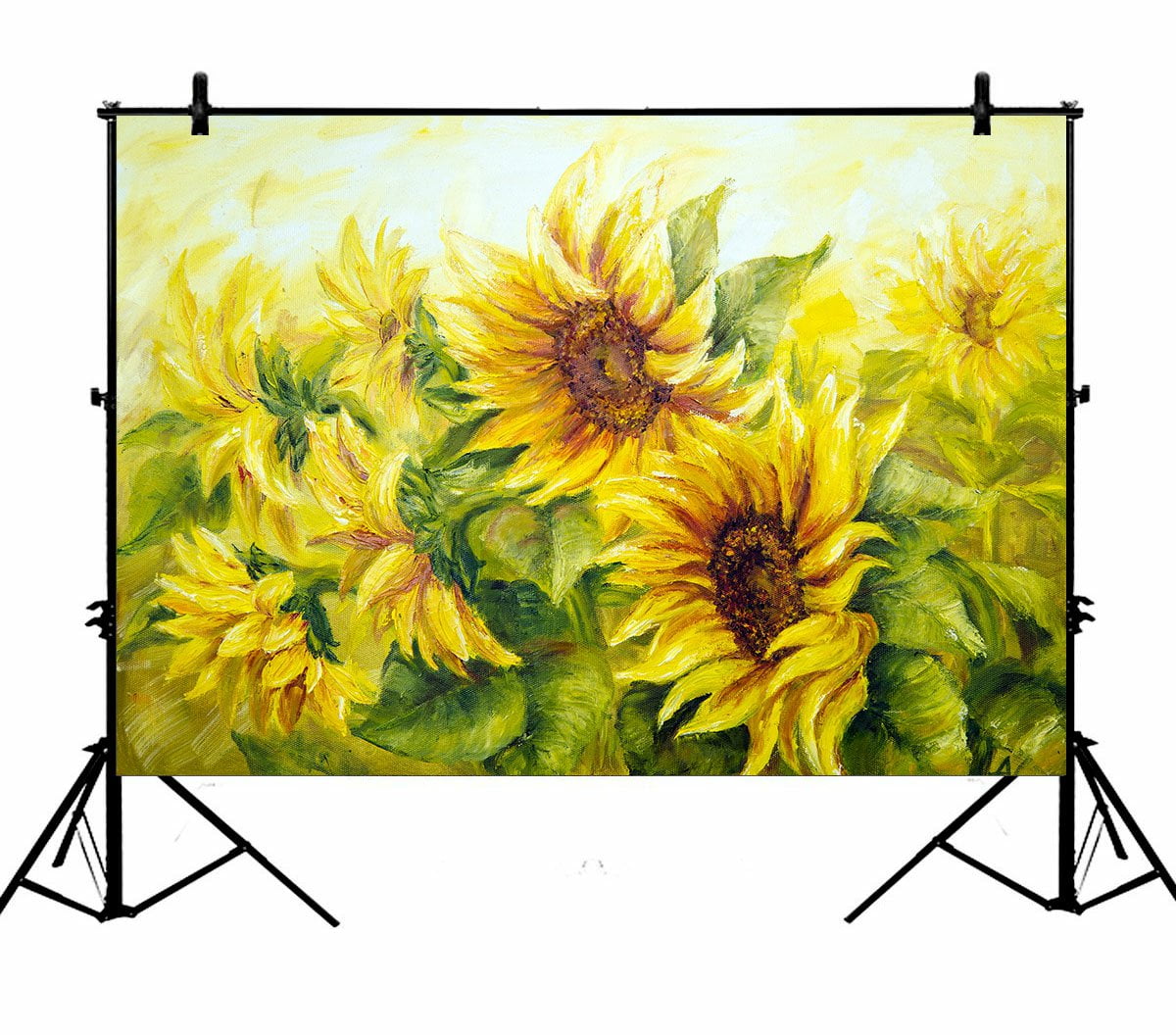 PHFZK 7x5ft Oil Painting Backdrops, Sunny Nature Art Sunflower ...