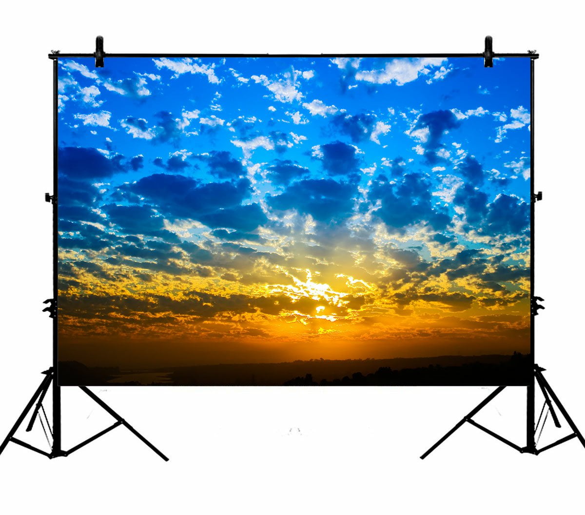 PHFZK 7x5ft Sky Backdrops, Beautiful Sunset Photography Backdrops ...
