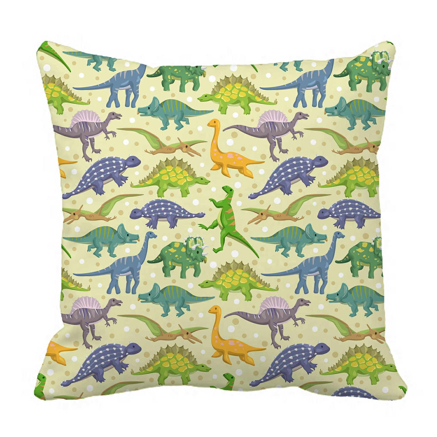 PHFZK Animal Pillow Case, Cute Dinosaurs Pattern Pillowcase Throw ...