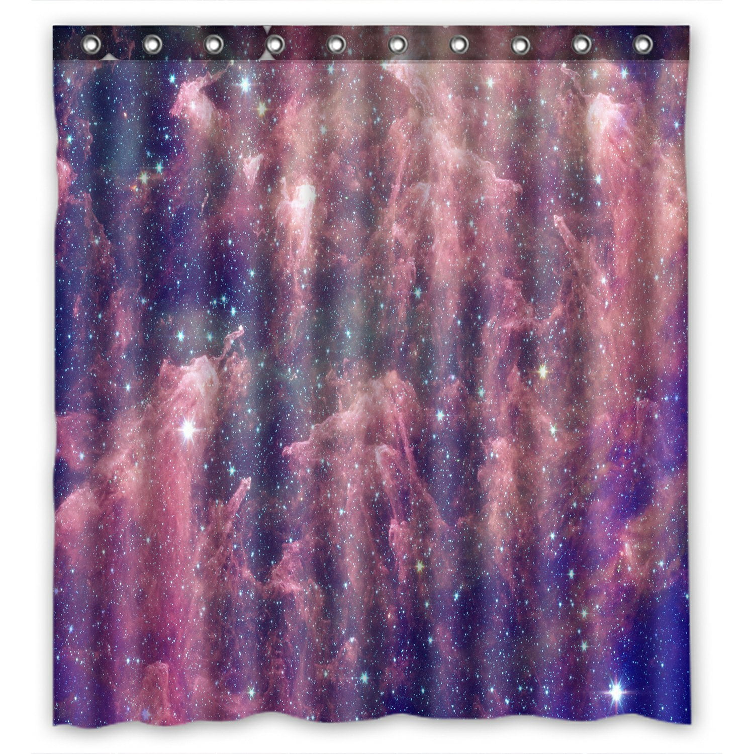 PHFZK Cosmos Cosmic Background Shower Curtain, Stars of a Planet and ...
