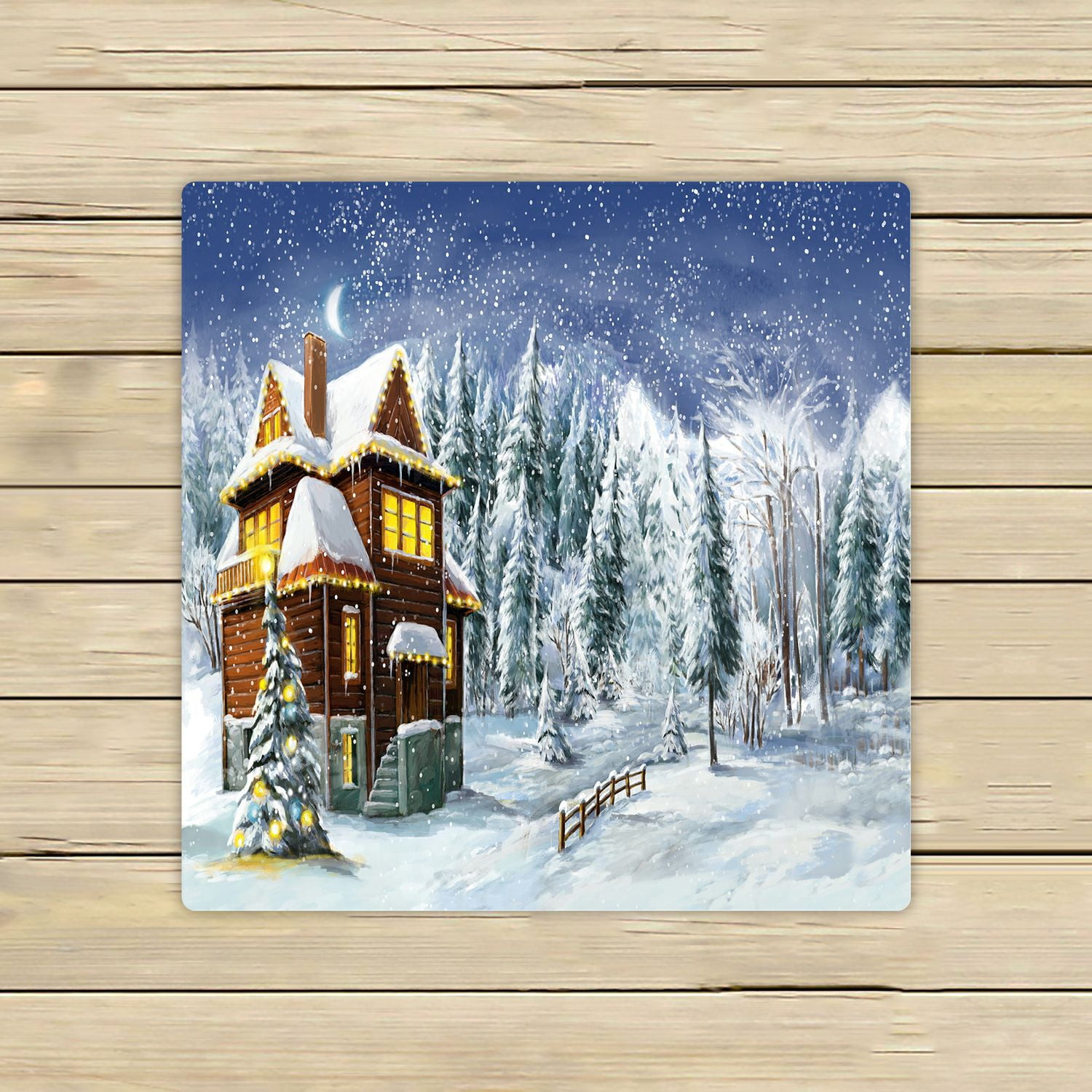 PHFZK Festival Towel, Christmas Winter Happy Scene Hand Towel Bath ...