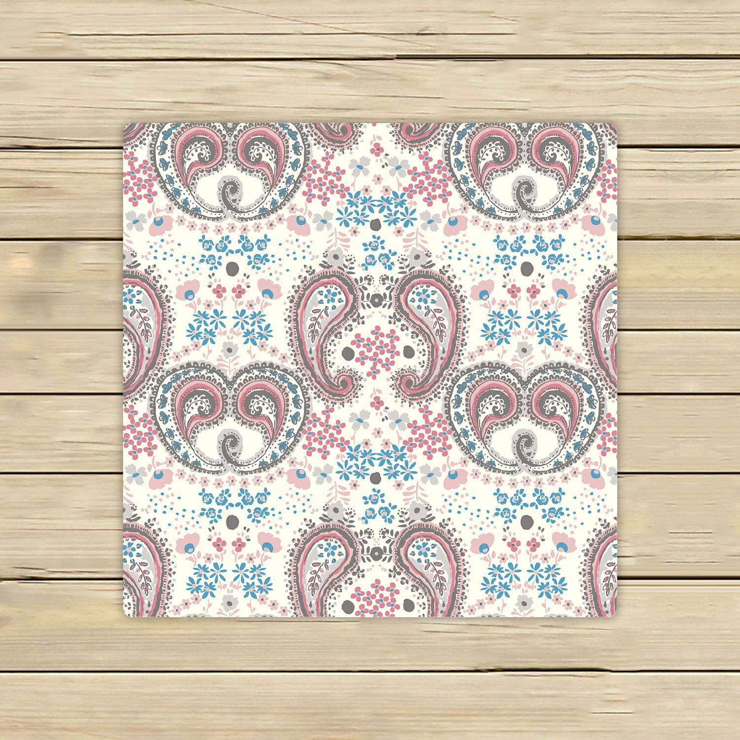 PHFZK Flower Floral Towel, Paisley Pattern Pink Hand Towel Bath ...