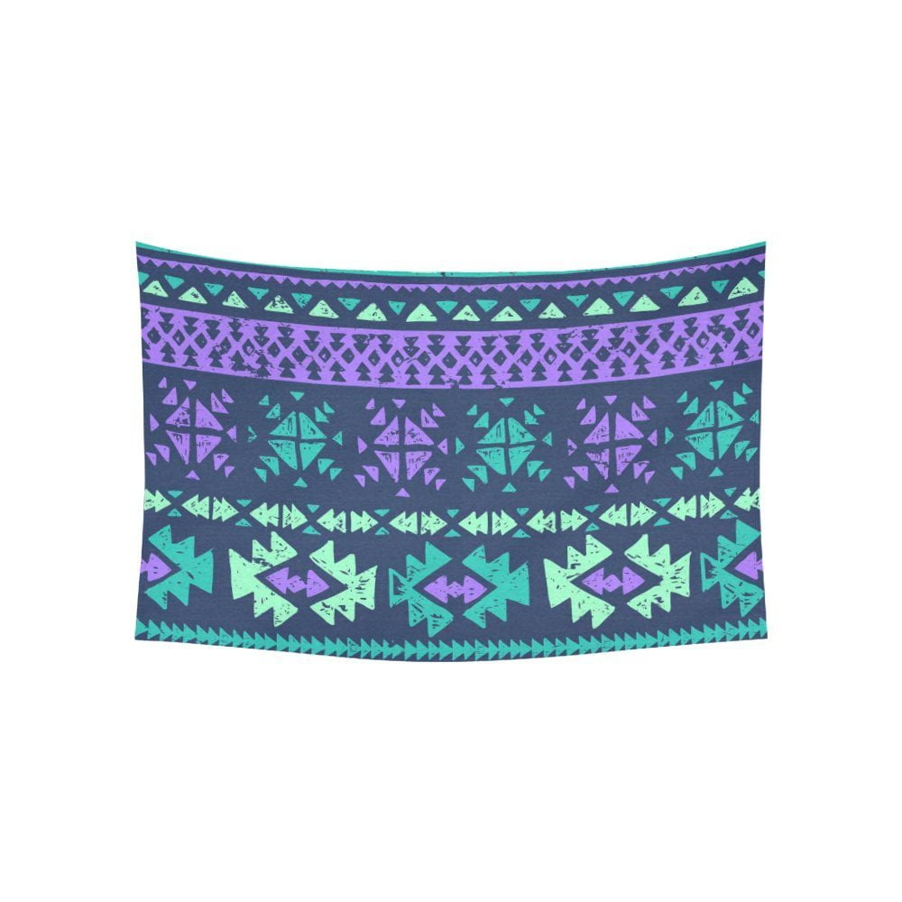 PHFZK Geometric Wall Art Home Decor, Tribal Ethnic Aztec Tapestry Wall ...